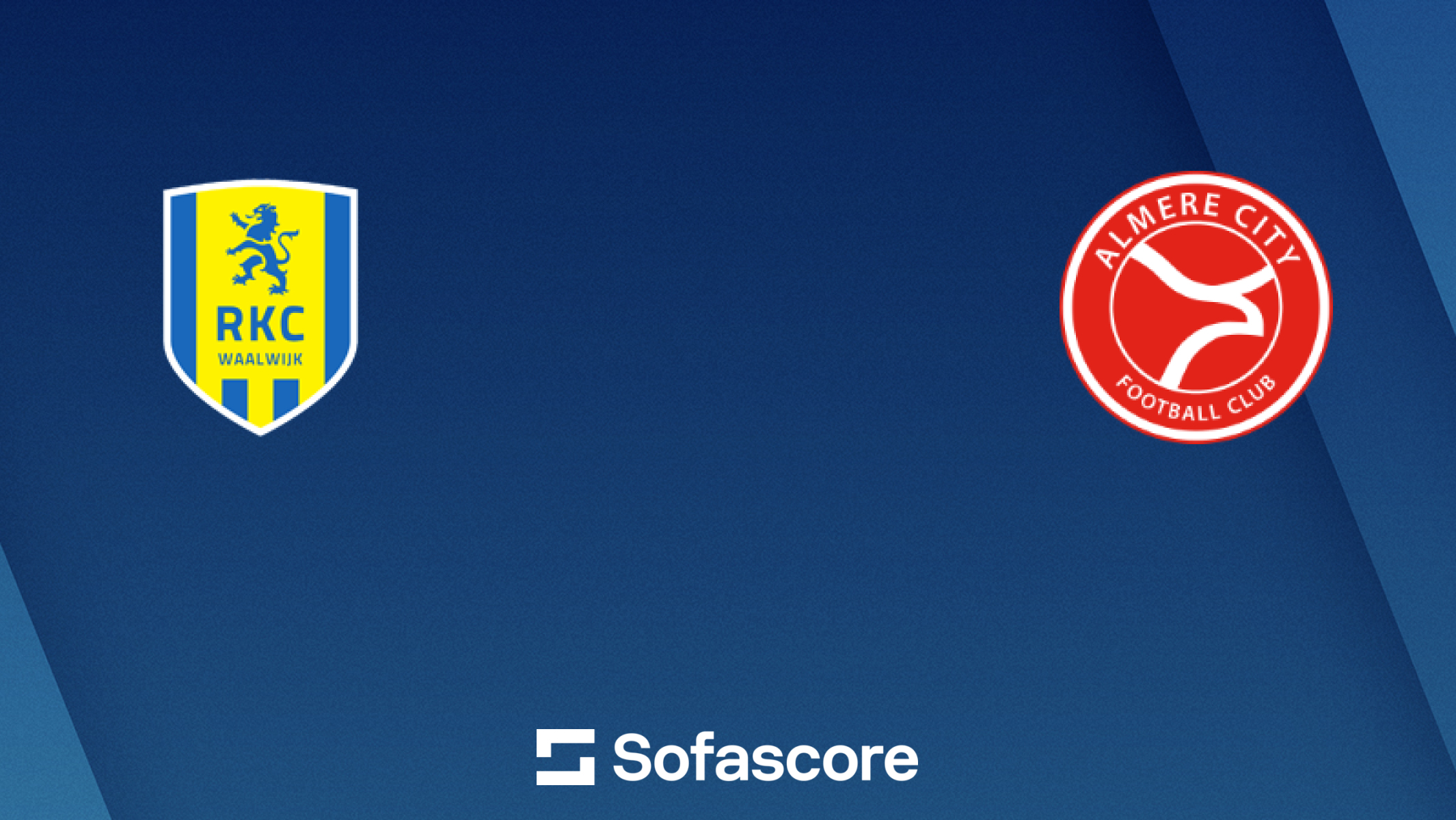 RKC Waalwijk vs Almere City FC live score, H2H and lineups | Sofascore