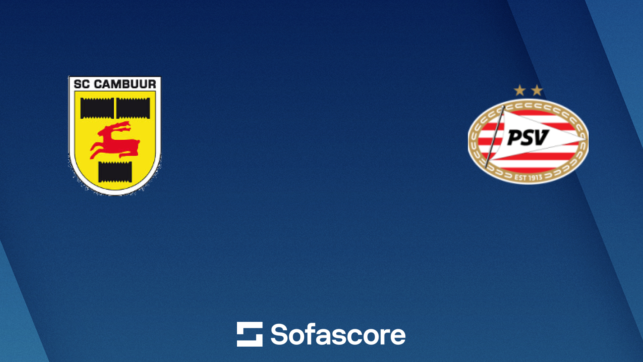 SC Cambuur - Jong PSV Eindhoven live uitslagen, H2H en opstellingen | Sofascore