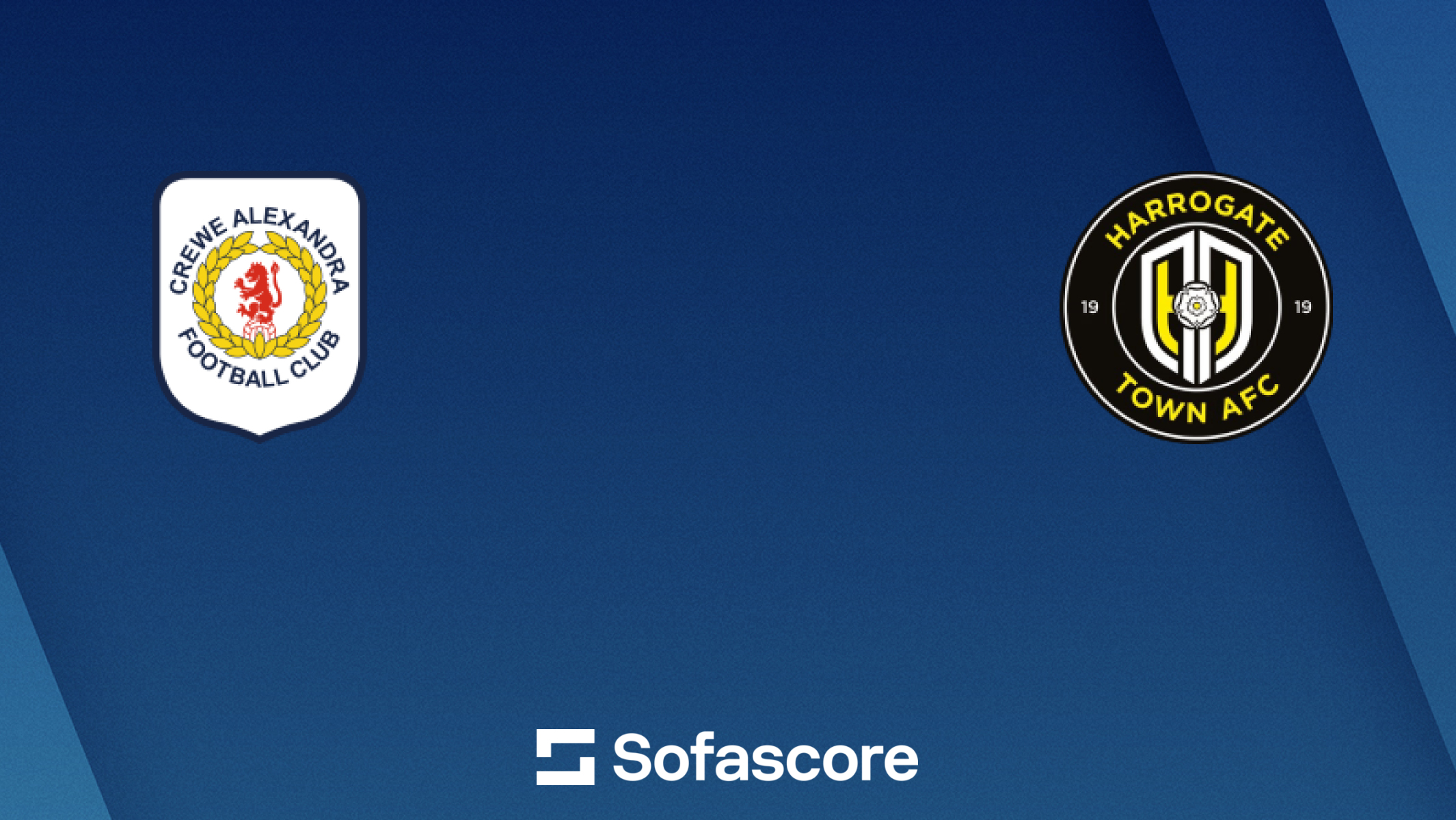 Crewe Alexandra vs Harrogate Town live score, H2H and lineups | Sofascore
