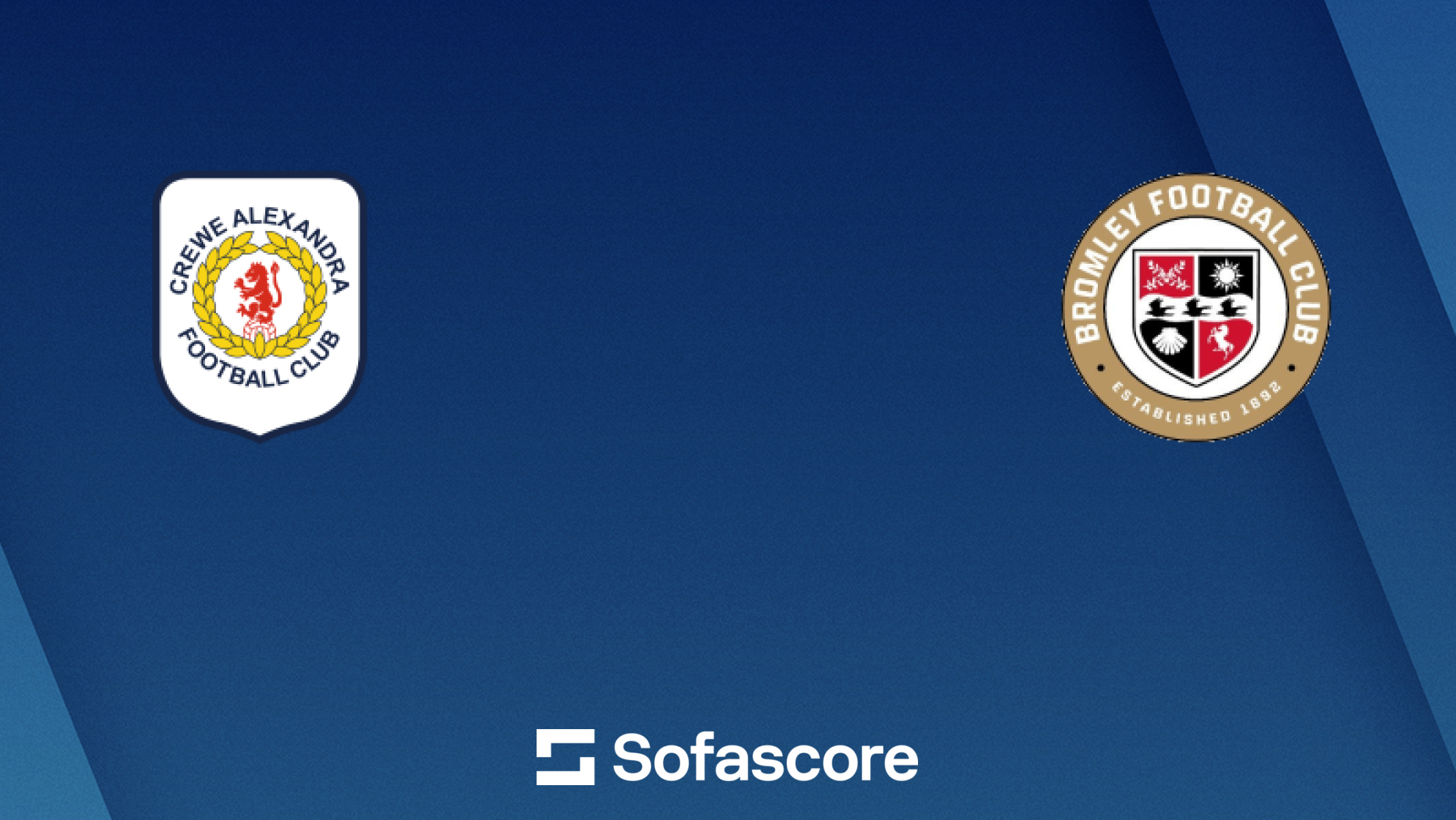 Crewe Alexandra vs Bromley live score, H2H and lineups | Sofascore