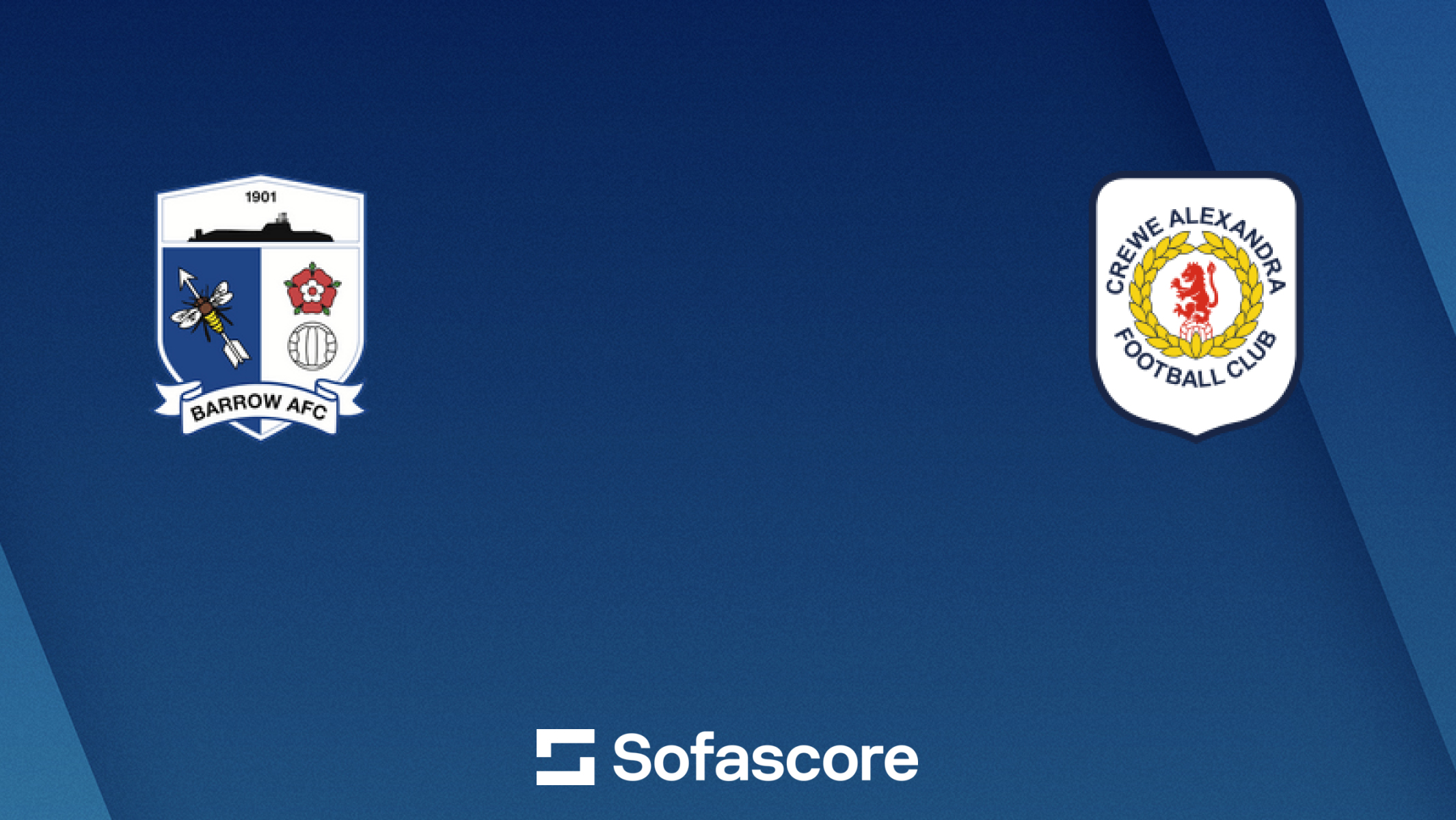 Barrow AFC vs Crewe Alexandra live score, H2H and lineups | Sofascore