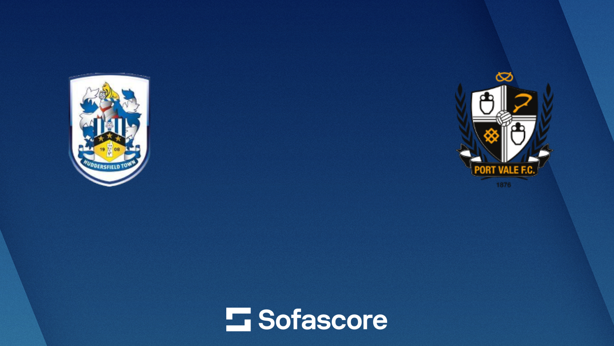Huddersfield Town vs Port Vale live score, H2H and lineups | Sofascore
