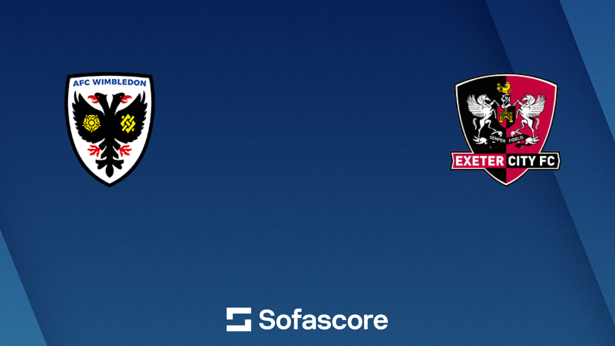 AFC Wimbledon vs Exeter City live score, H2H and lineups | Sofascore