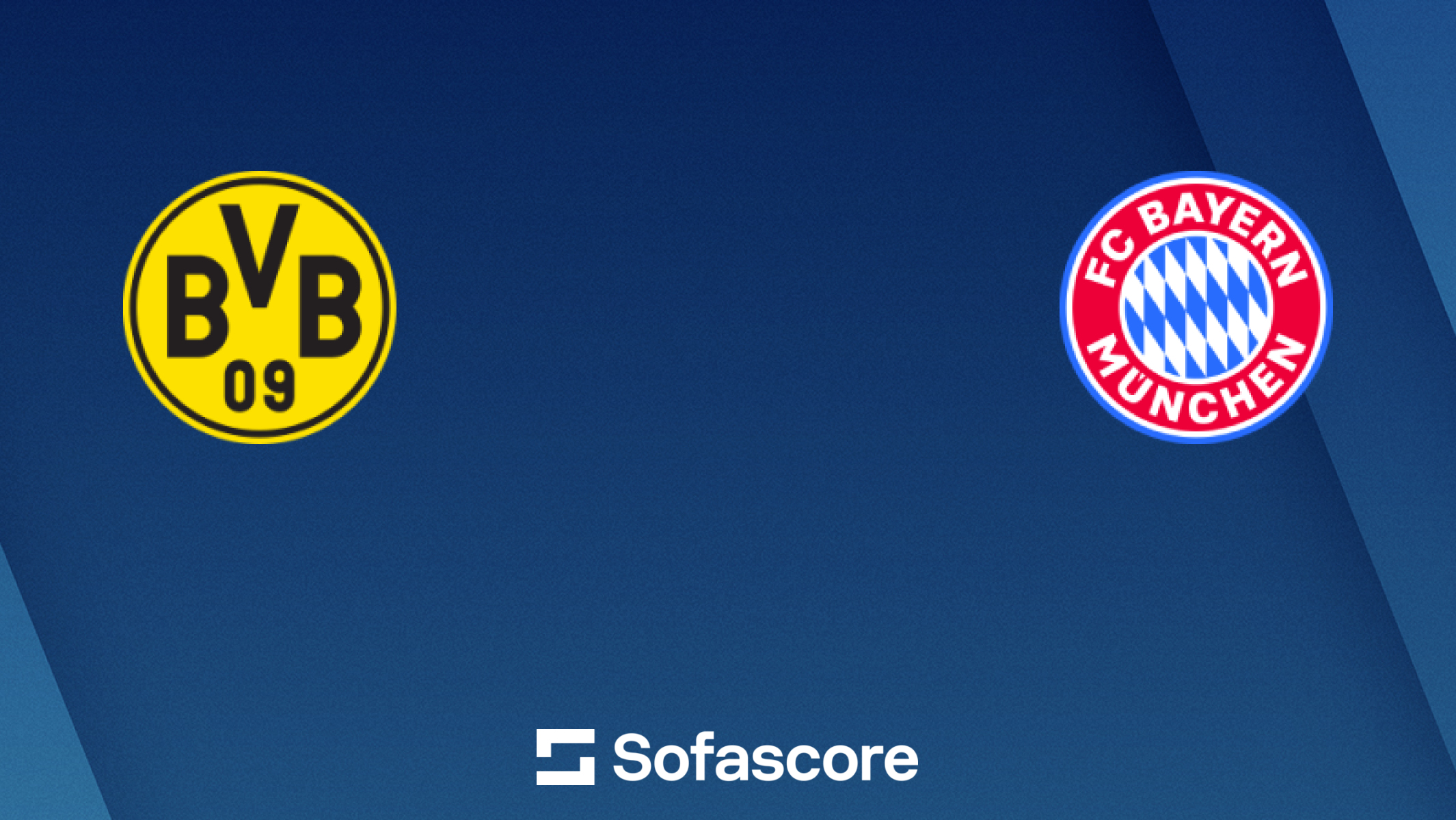 Borussia Dortmund - FC Bayern München en vivo, resultados H2H | Sofascore