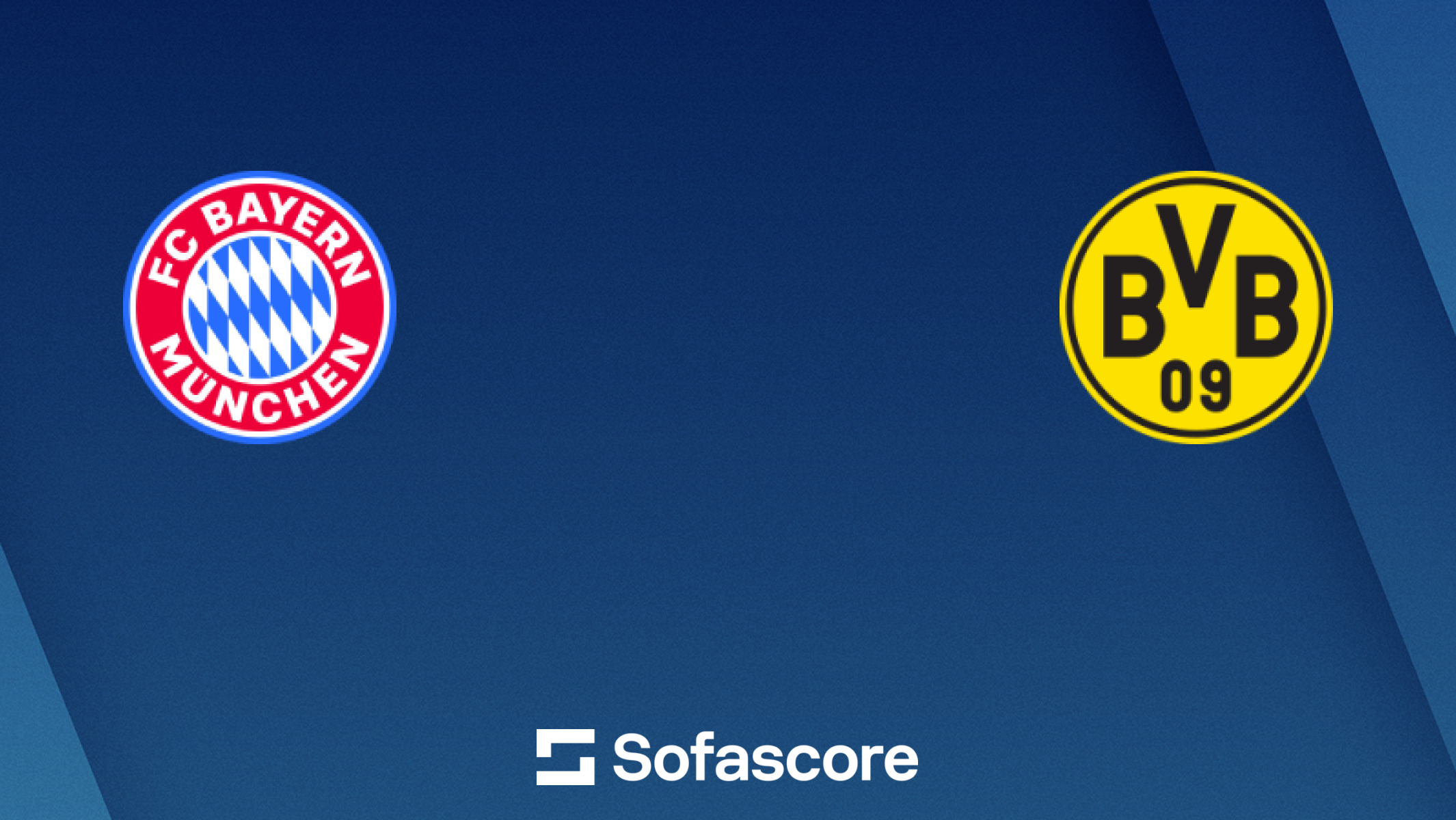 FC Bayern München vs Borussia Dortmund live score, H2H and lineups ...