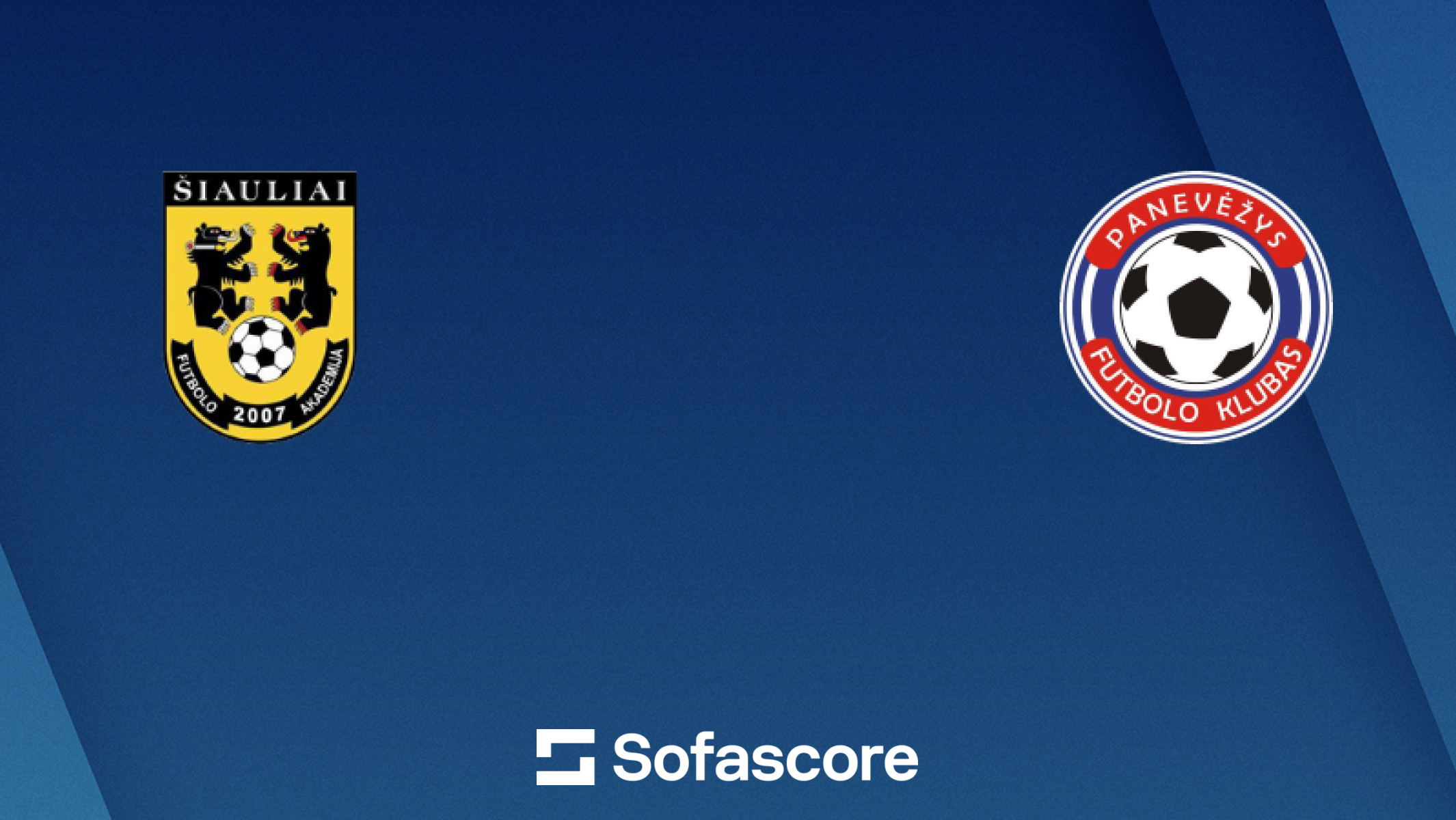 FA Siauliai B vs FK Panevezys B live score, H2H and lineups | Sofascore