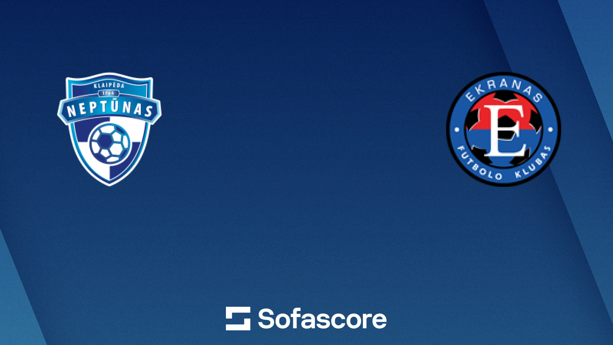 FC Neptūnas Klaipėda vs Ekranas Panevezys live score, H2H and lineups ...