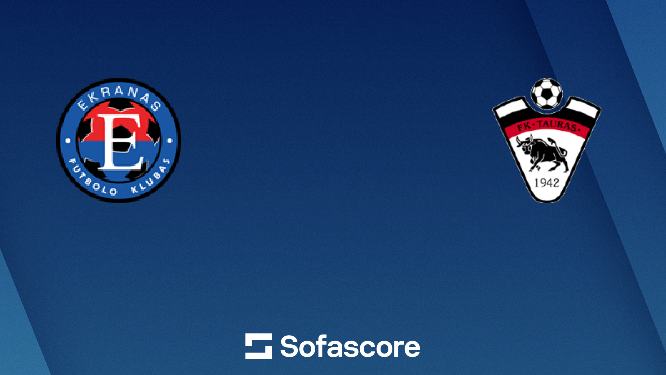 Ekranas Panevezys vs FK Tauras live score, H2H and lineups | Sofascore