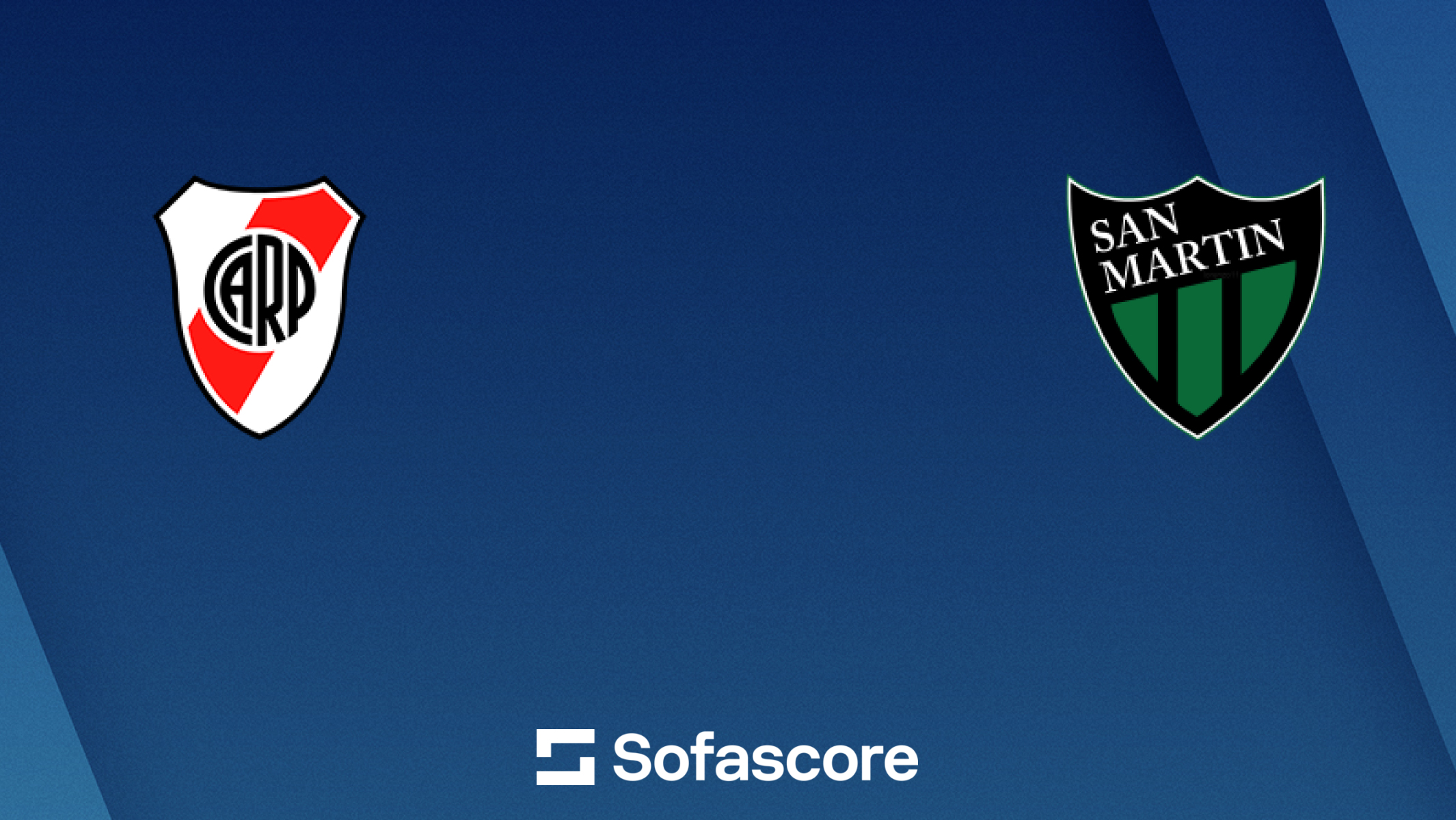 River Plate - San Martín de San Juan en vivo, resultados H2H | Sofascore