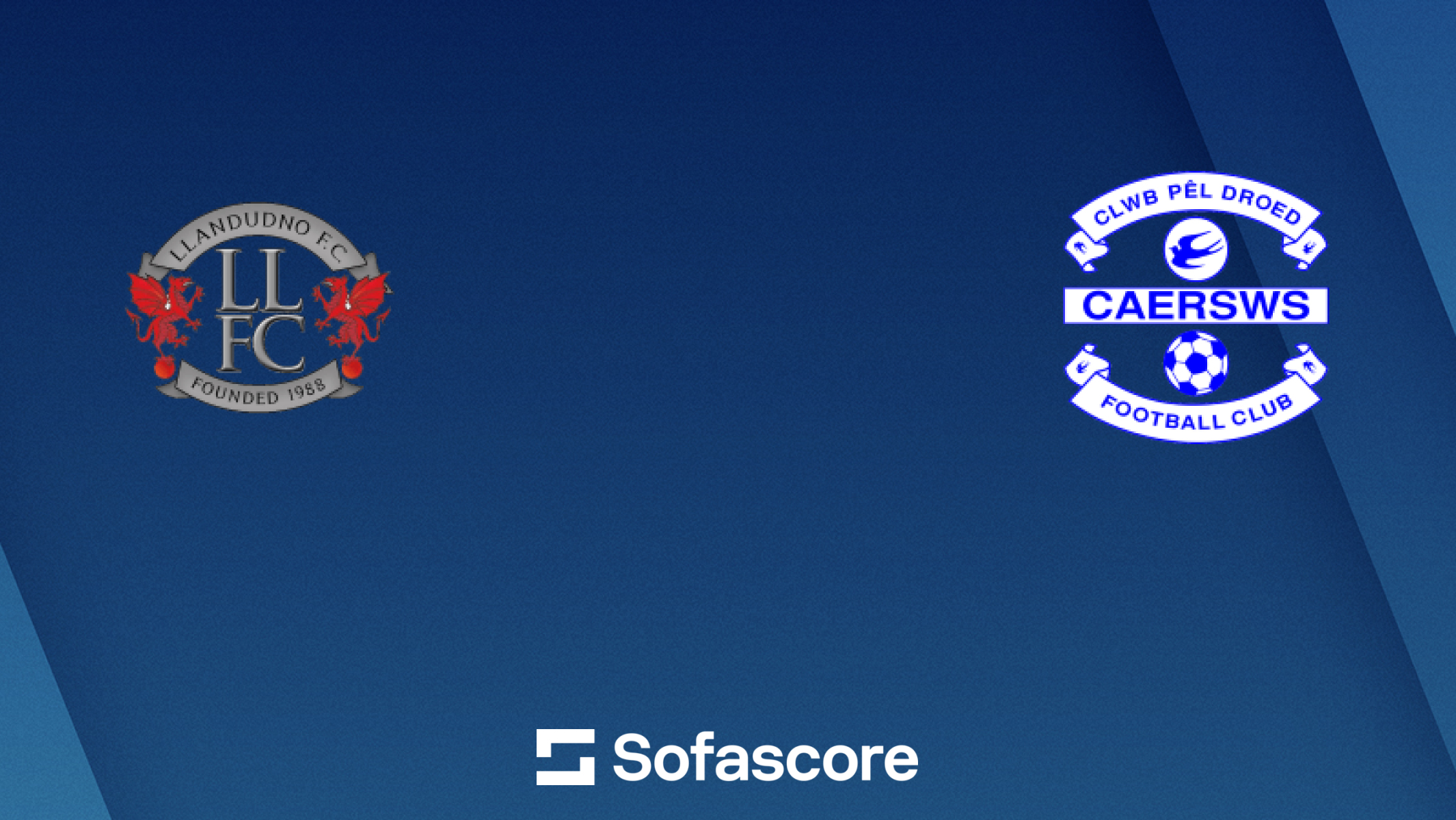 Llandudno FC vs Caersws FC live score, H2H and lineups | Sofascore
