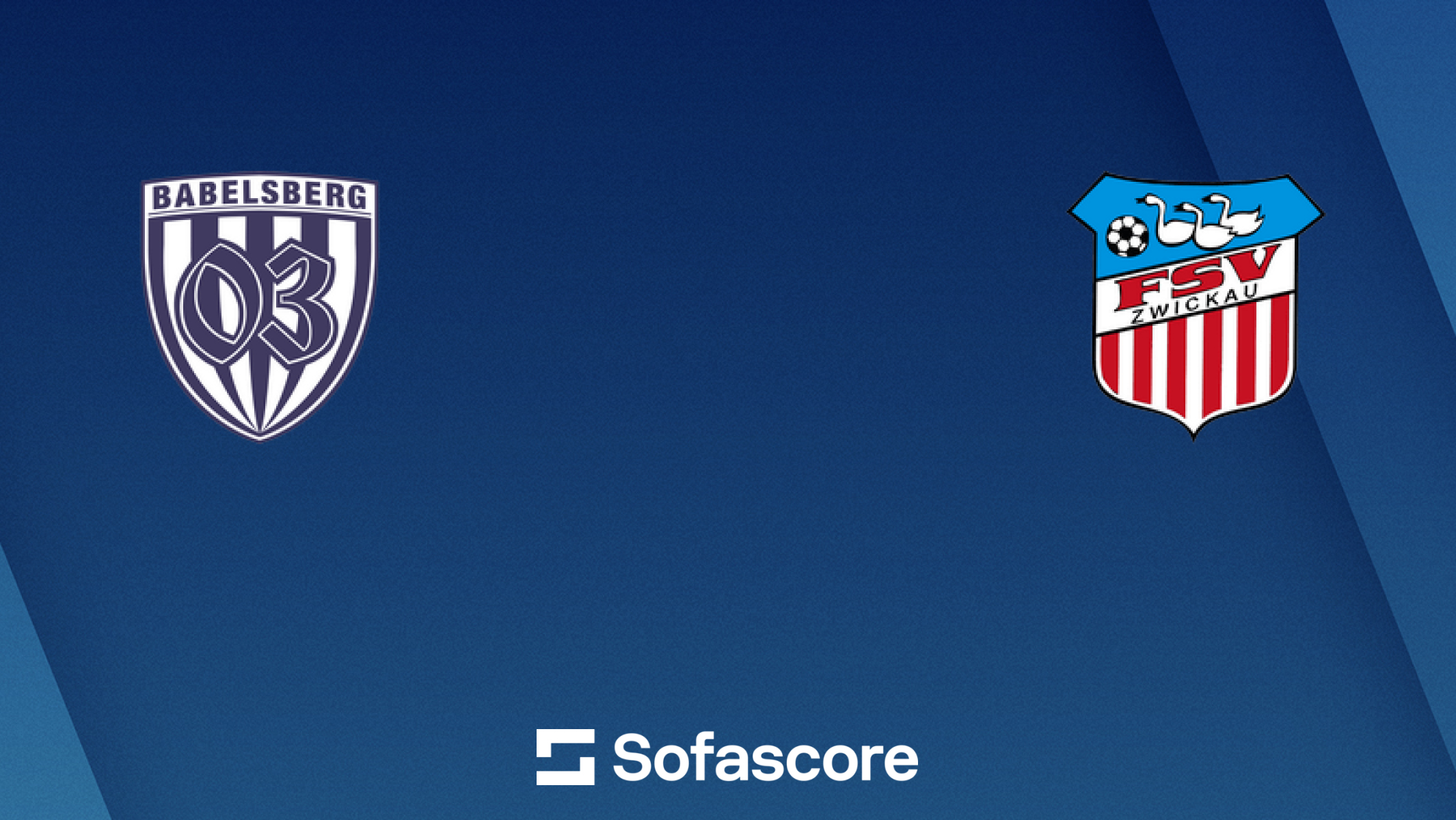 SV Babelsberg 03 vs FSV Zwickau live score, H2H and lineups | Sofascore