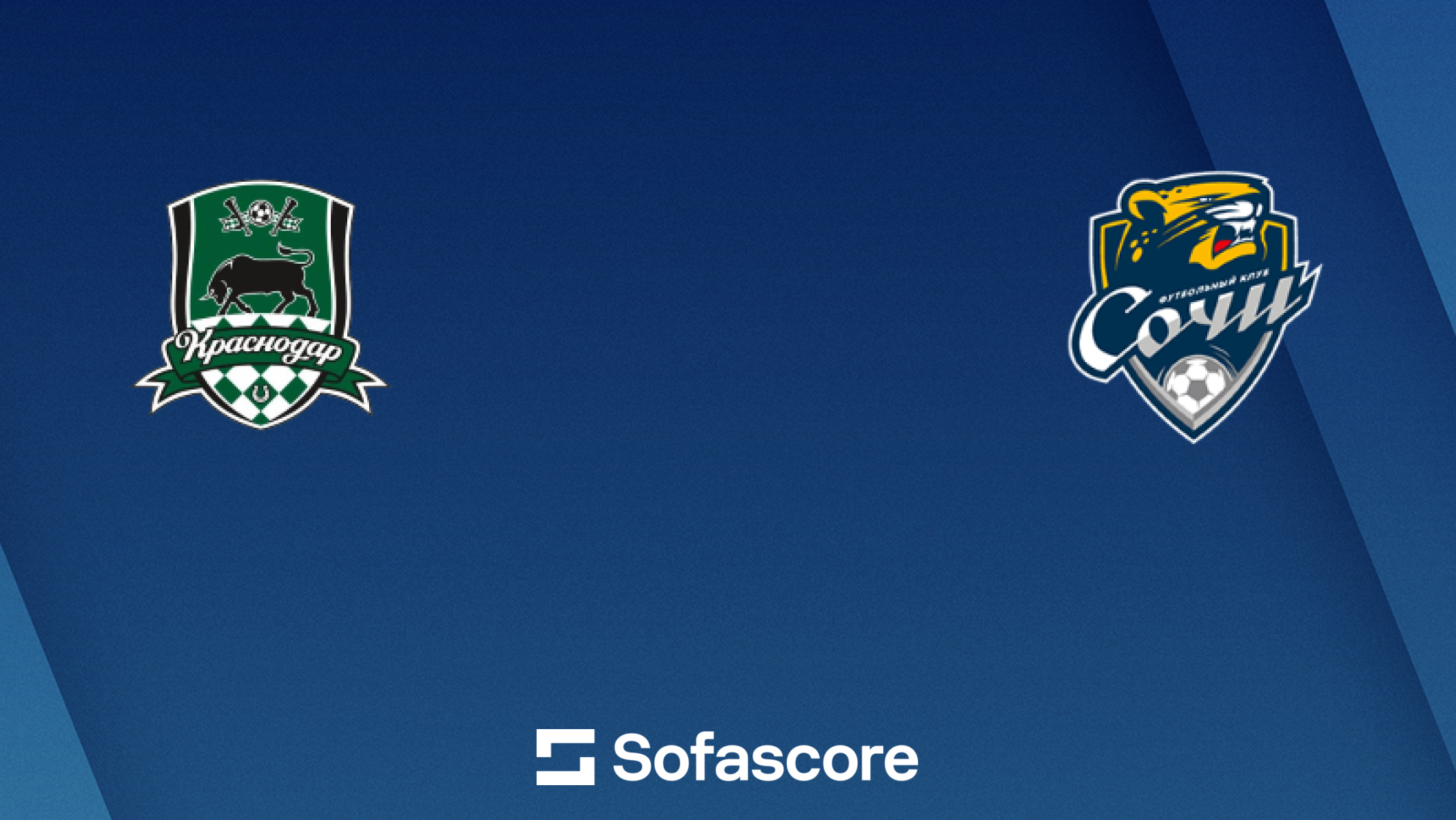 FC Krasnodar vs FC Sochi live score, H2H and lineups | Sofascore