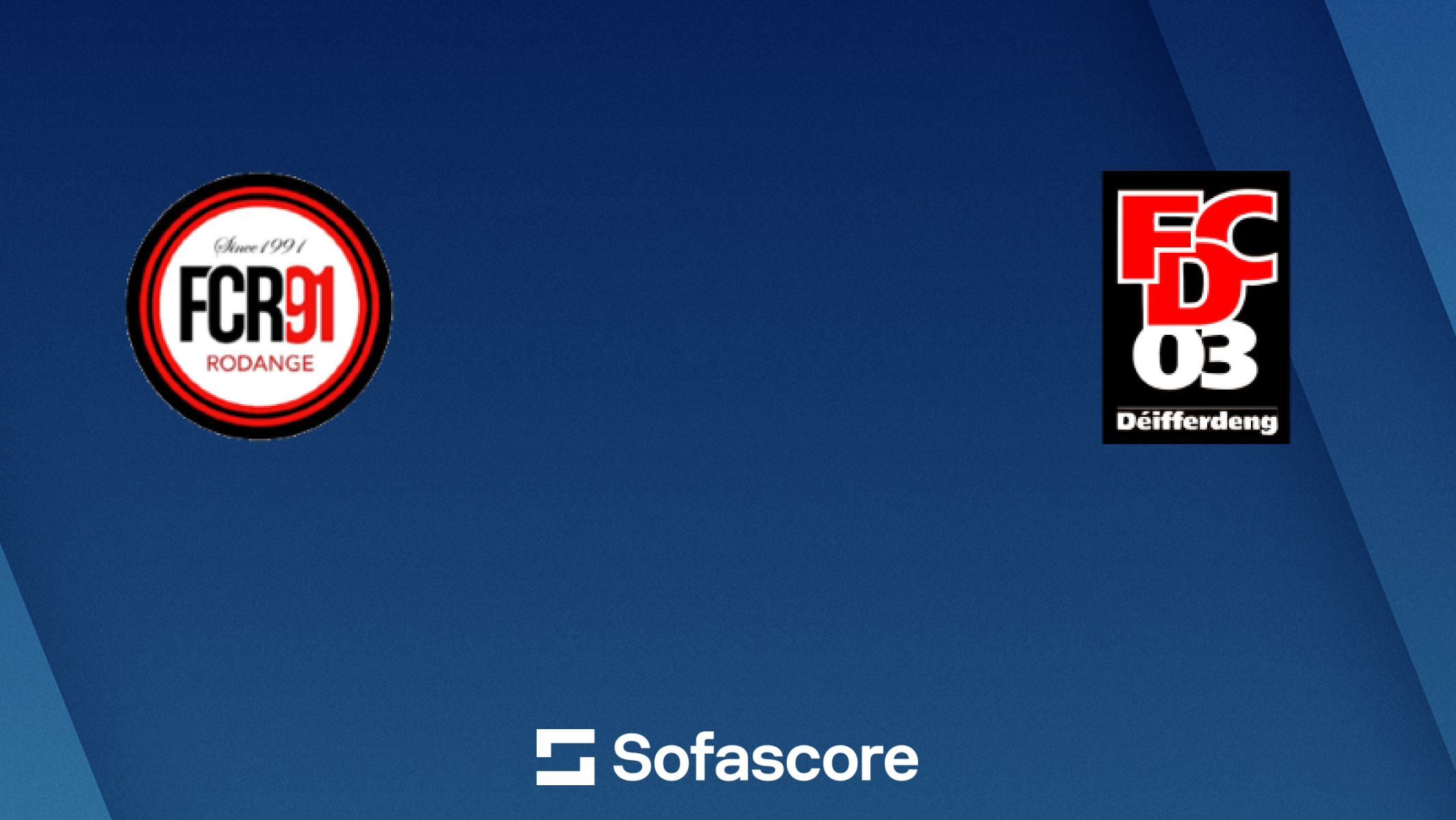 FC Rodange 91 vs Differdange FC 03 live score, H2H and lineups | Sofascore