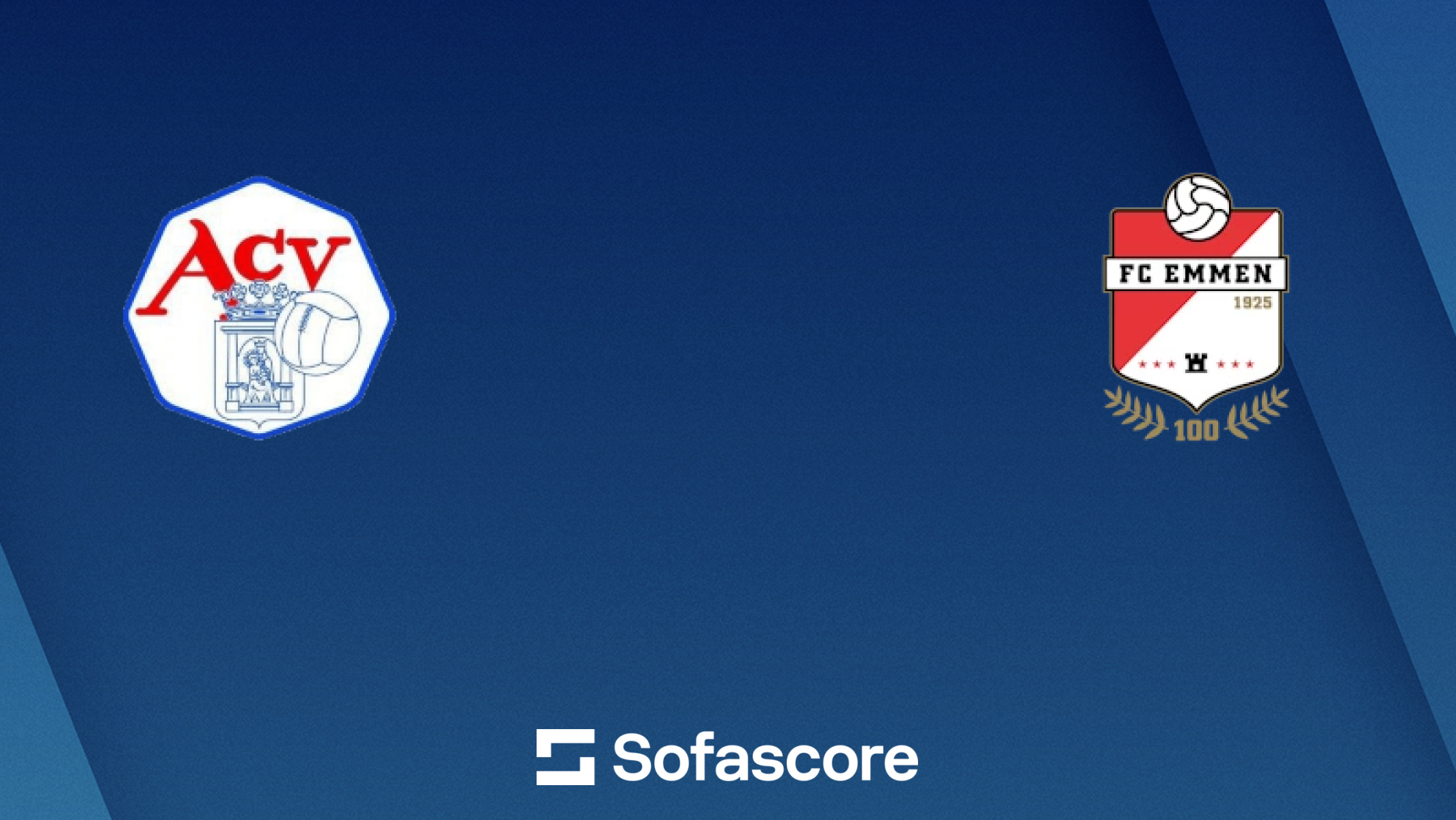 ACV Assen vs FC Emmen live score, H2H and lineups | Sofascore