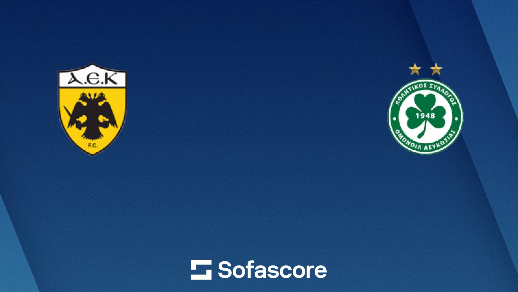 AEK Athens - Omonia Nicosia ζωντανά σκορ, H2H και Συνθέσεις | Sofascore