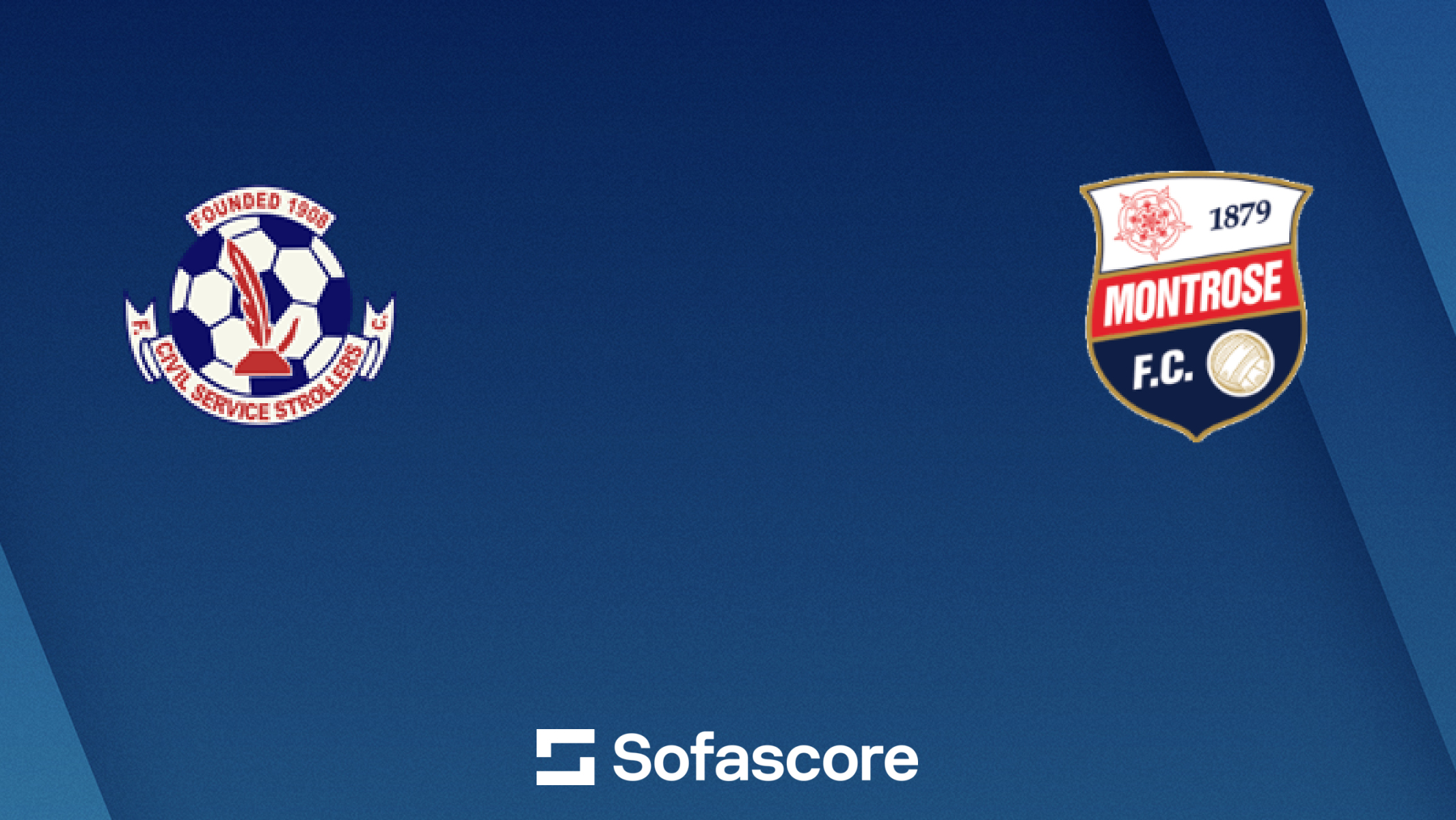 Civil Service Strollers FC vs Montrose live score, H2H and lineups ...
