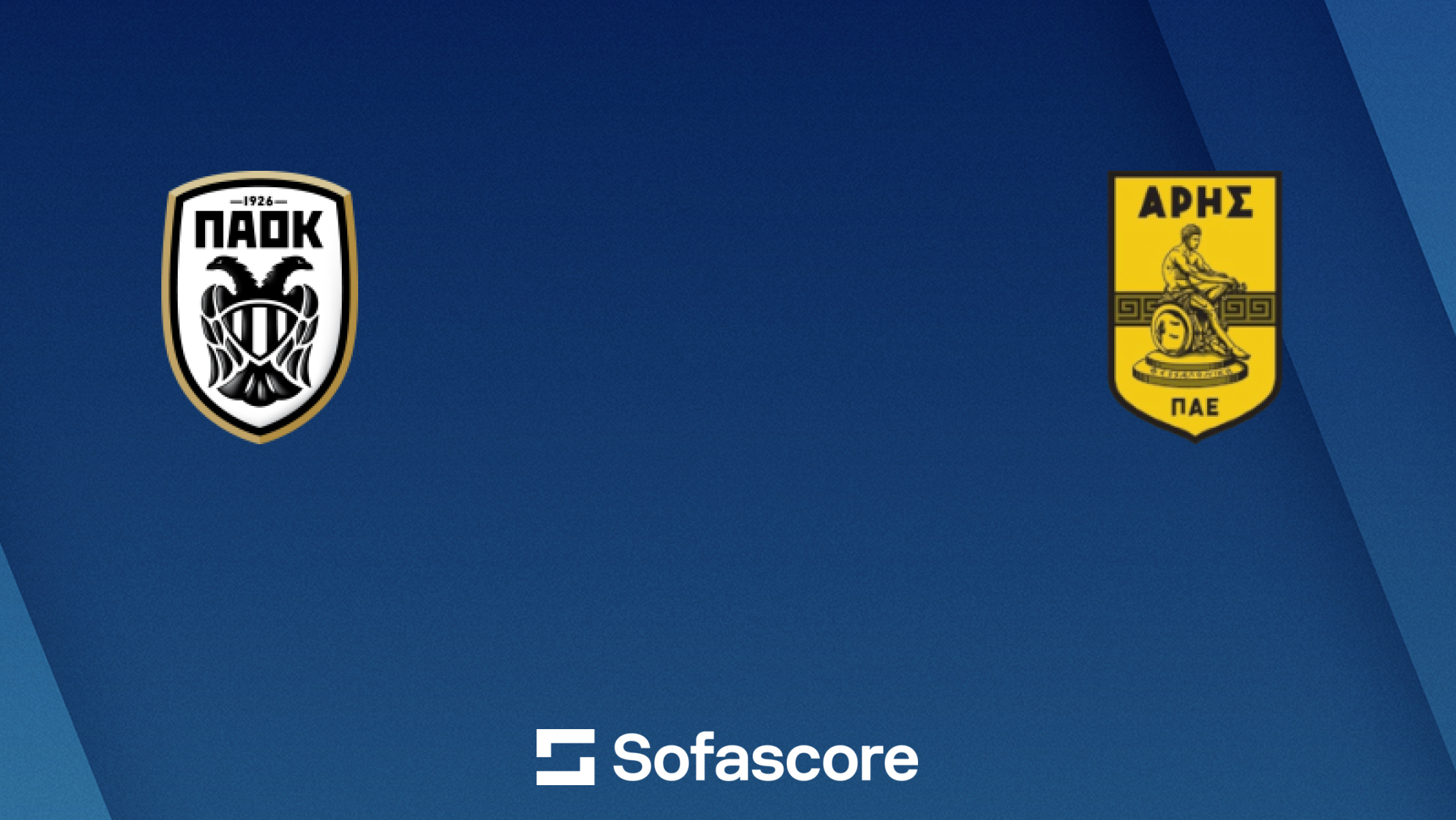 PAOK x Aris Thessaloniki placar ao vivo, H2H e escalações | Sofascore