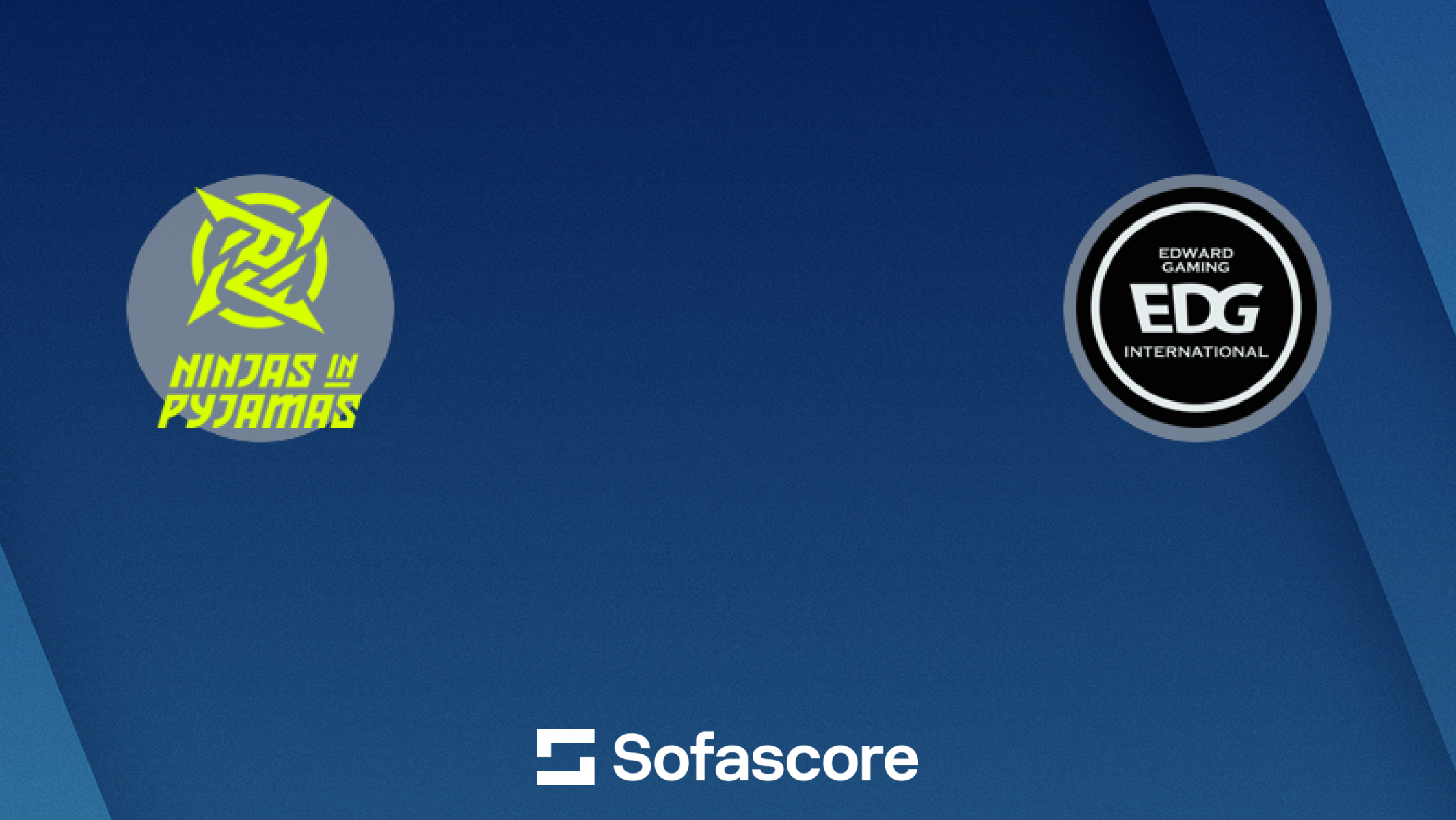 Ninjas in Pyjamas – EDward Gaming - Live score | Sofascore