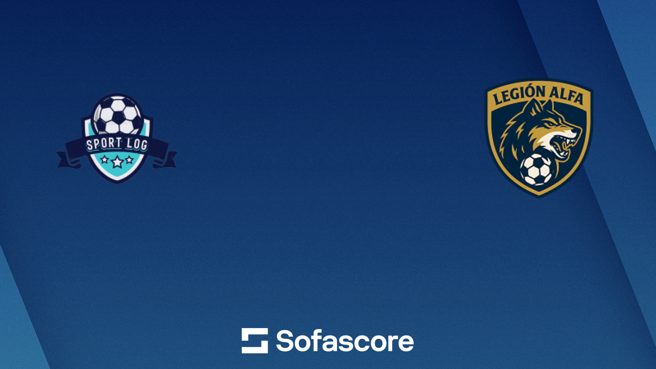 Sport Log vs Legión Alfa FC live score, H2H and lineups | Sofascore