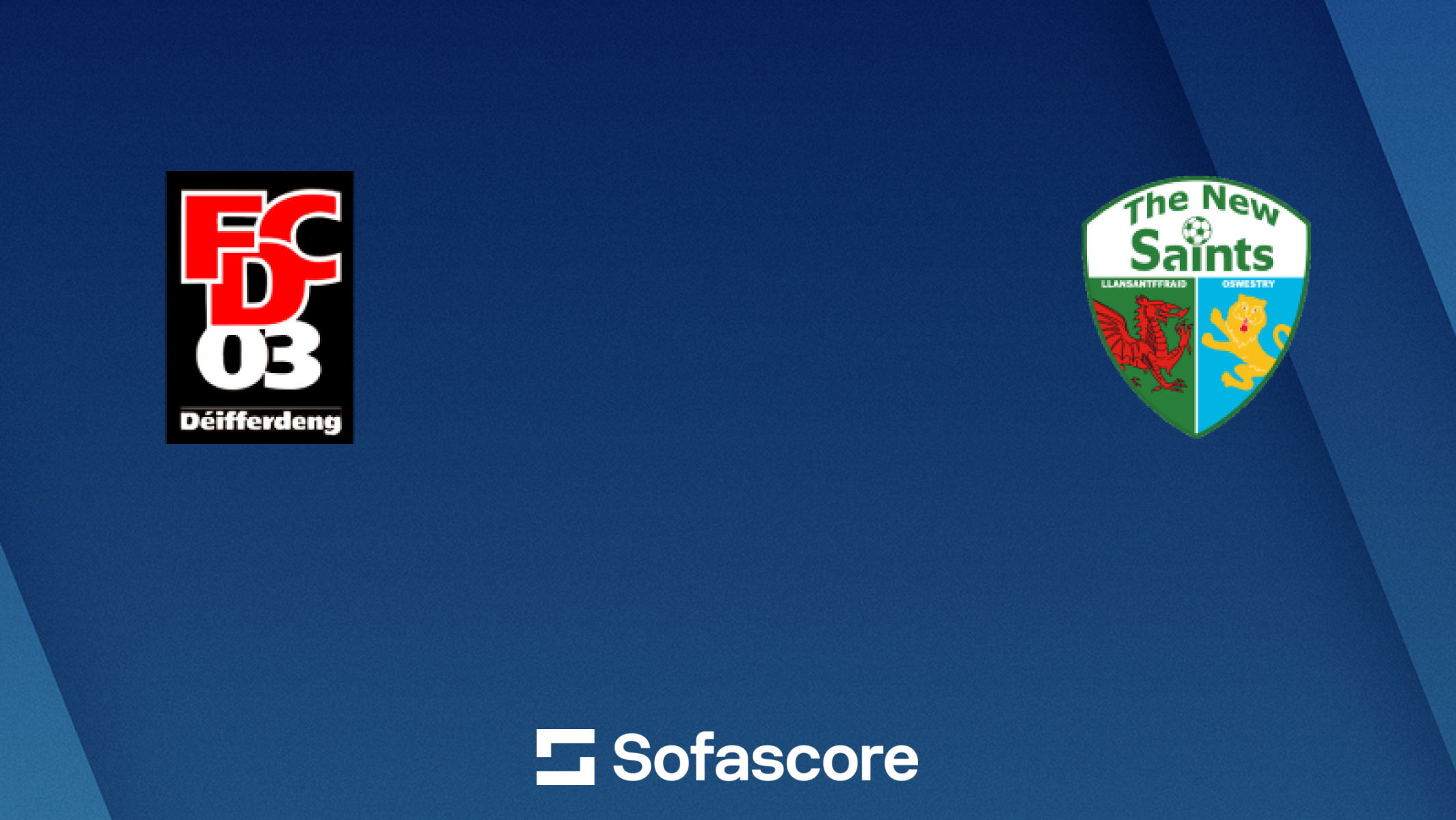 Differdange FC 03 vs The New Saints live score, H2H and lineups | Sofascore