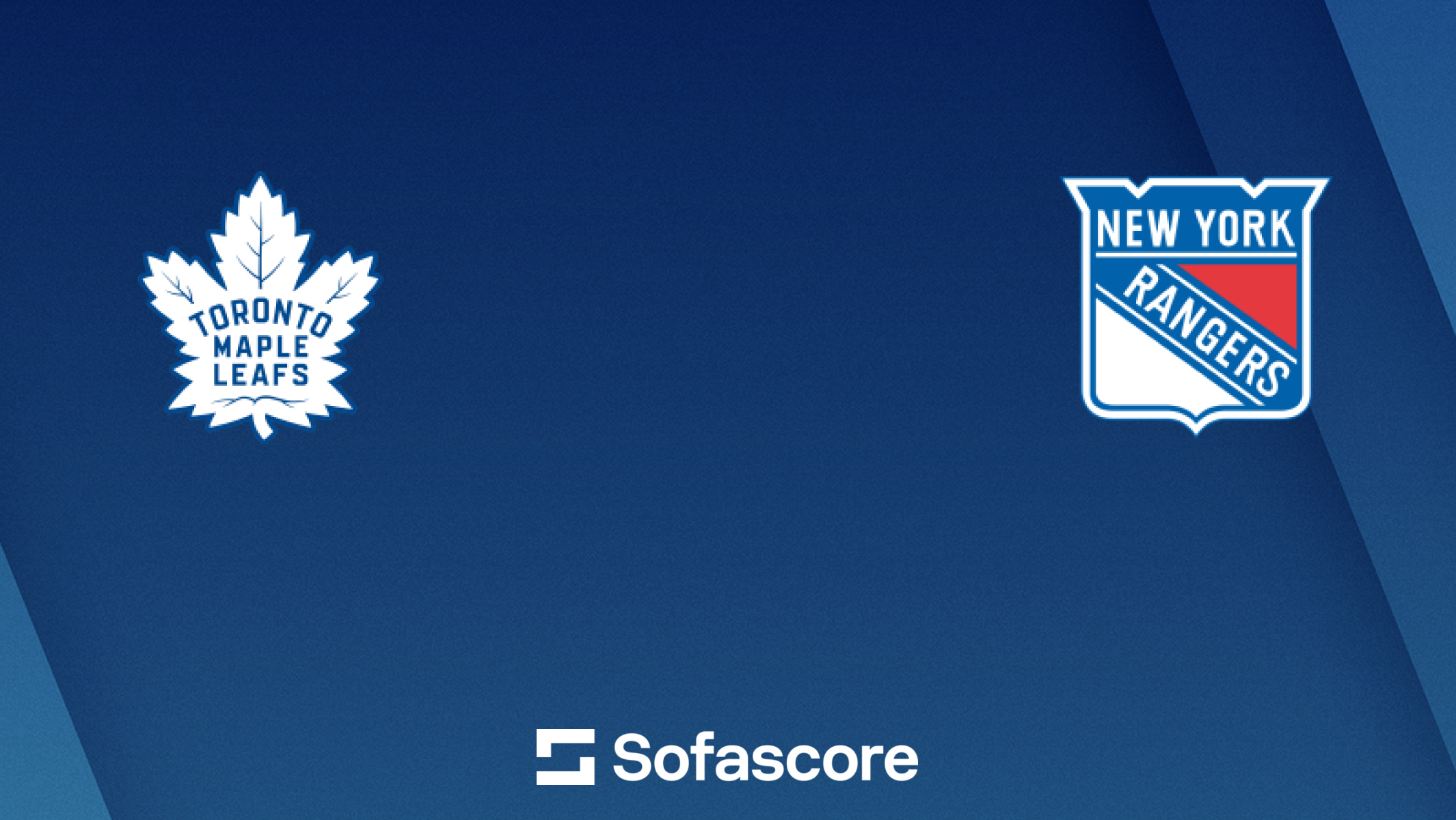 Maple Leafs vs Rangers scores & predictions | Sofascore