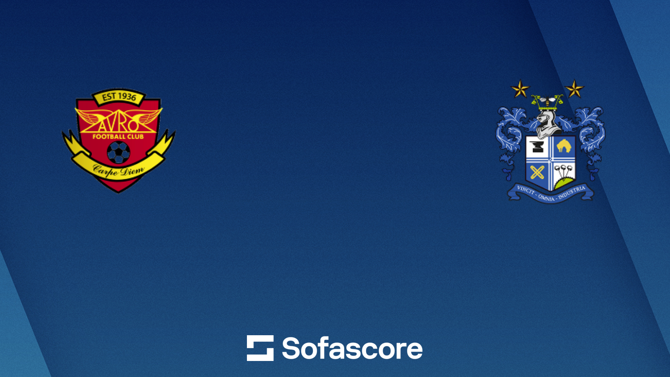 Avro FC vs Bury FC live score, H2H and lineups | Sofascore