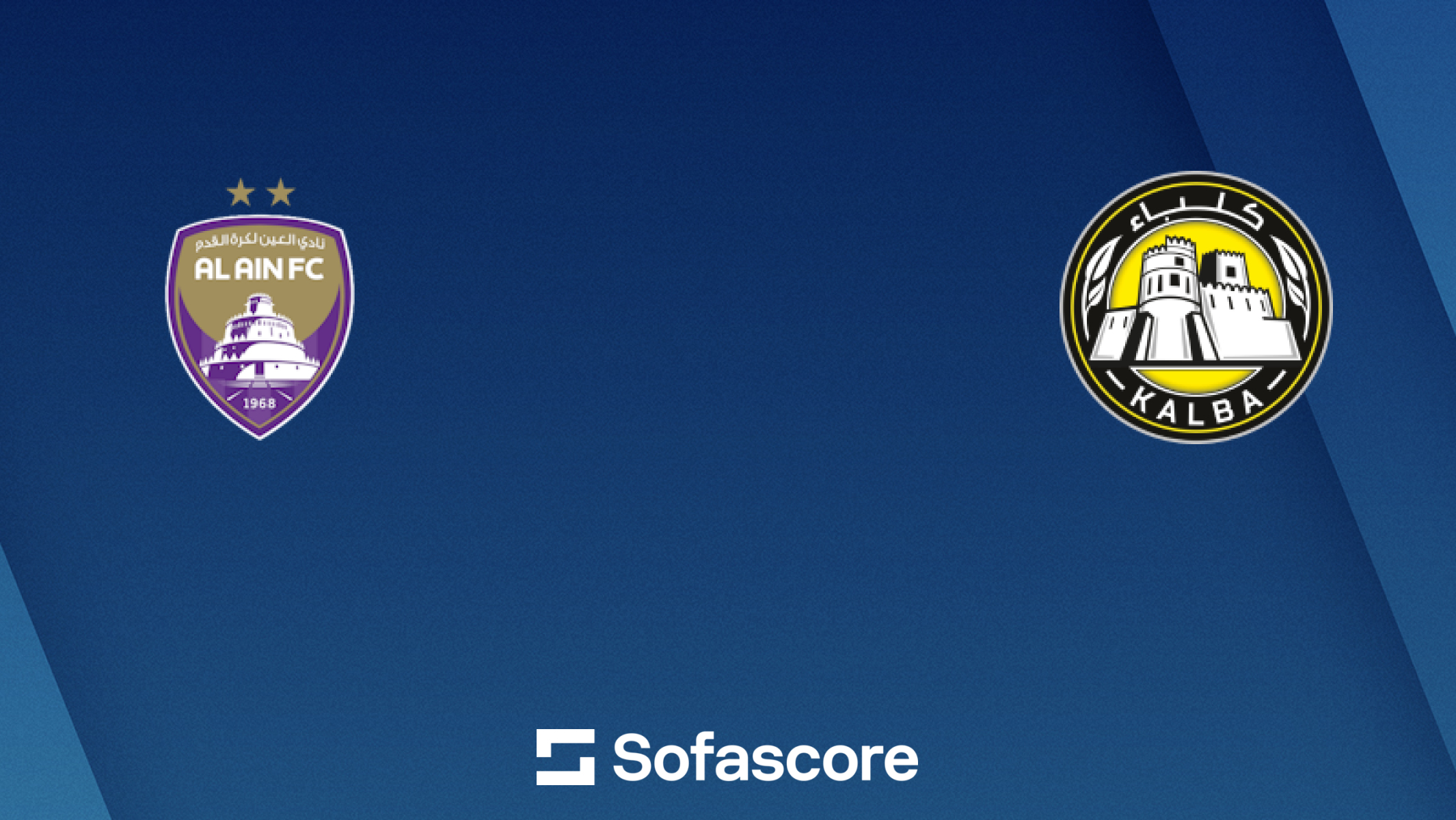 Al-Ain vs Al-Ittihad Kalba live score, H2H and lineups | Sofascore