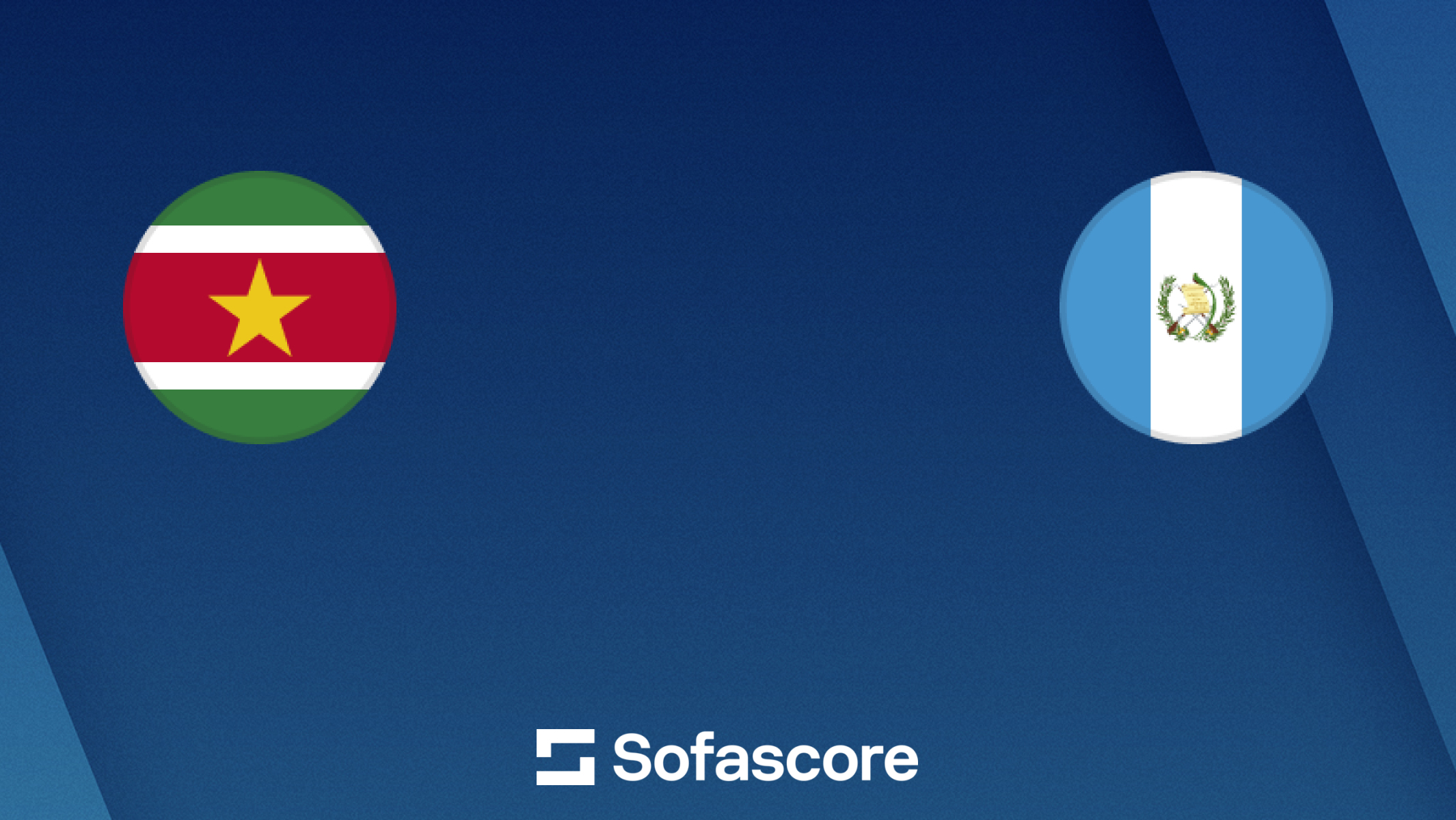Suriname vs Guatemala live score, H2H and lineups | Sofascore