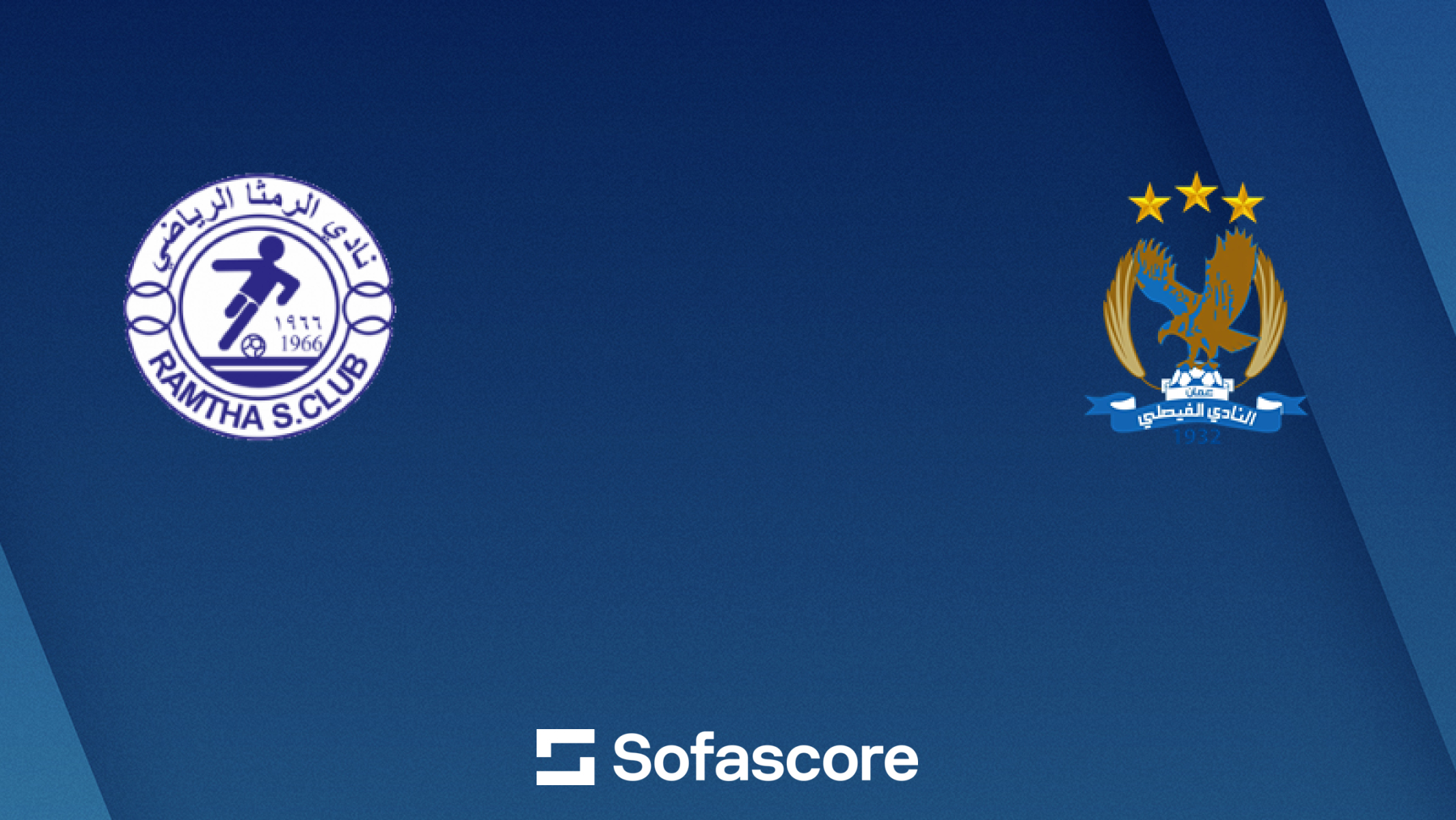 Ramtha SC vs Al Faisaly SC live score, H2H and lineups | Sofascore