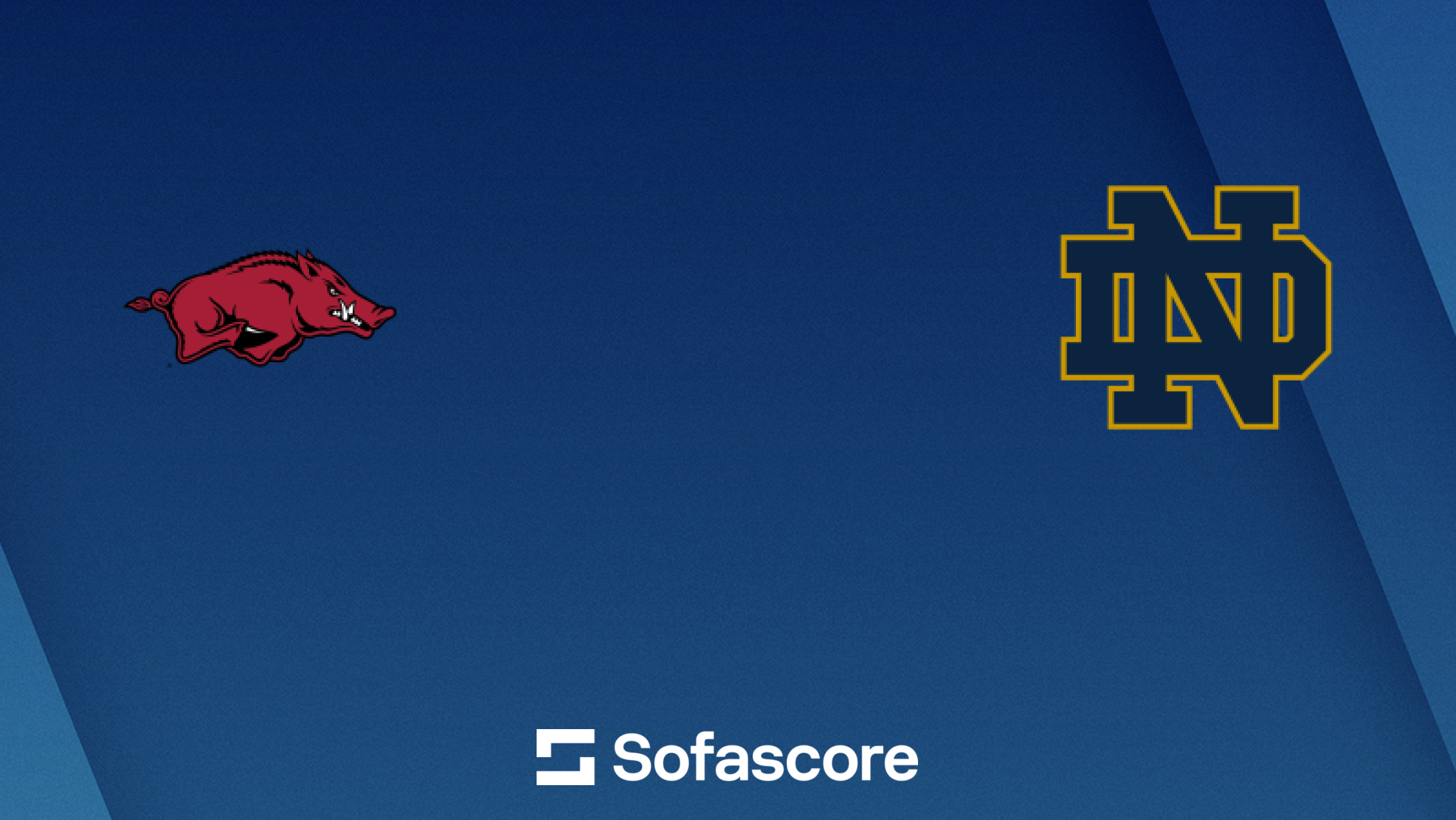 Arkansas Razorbacks vs Notre Dame Fighting Irish live score, H2H and ...