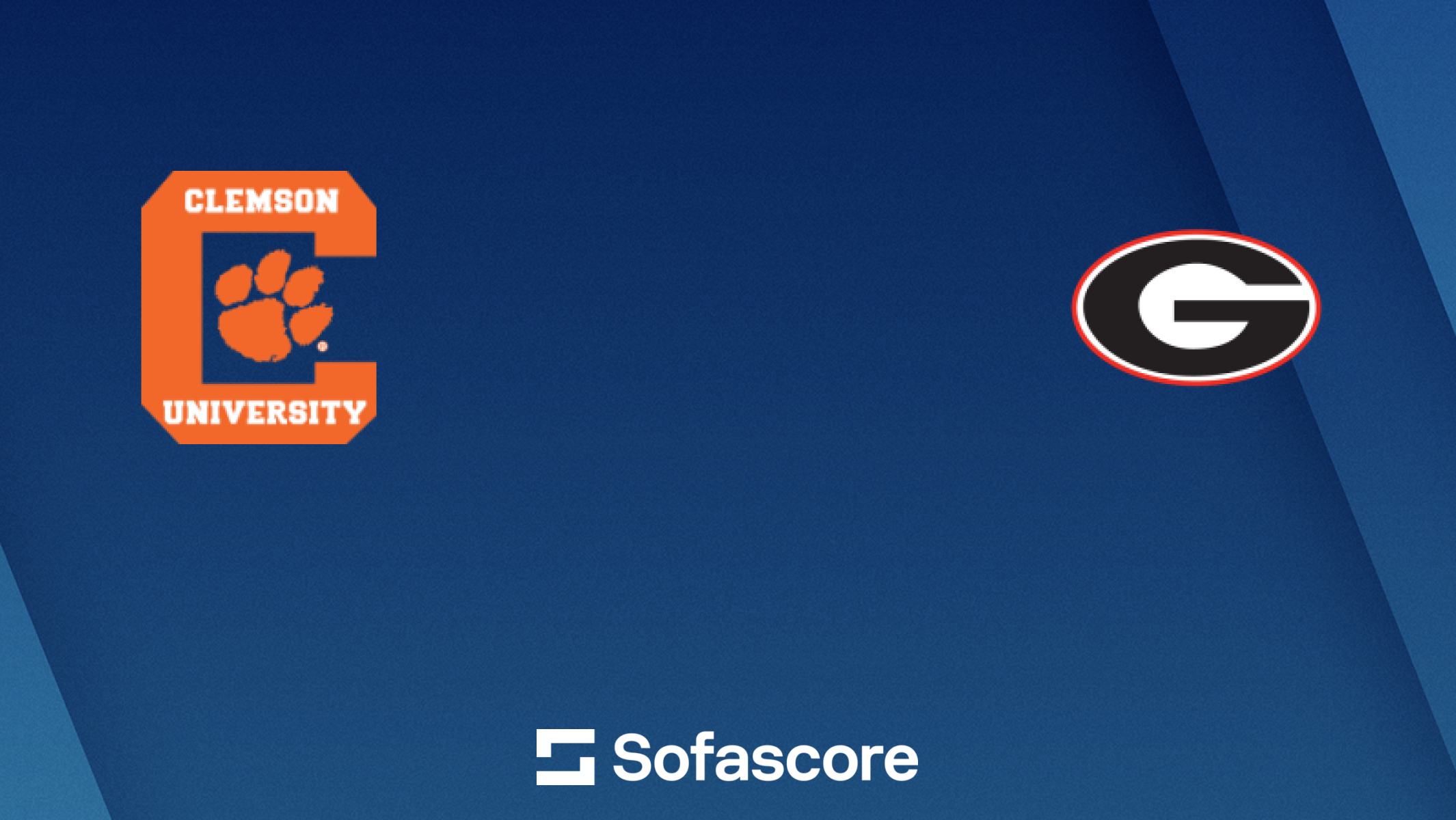 Clemson Tigers Georgia Dogs live score, video stream and H2H results - Sofascore