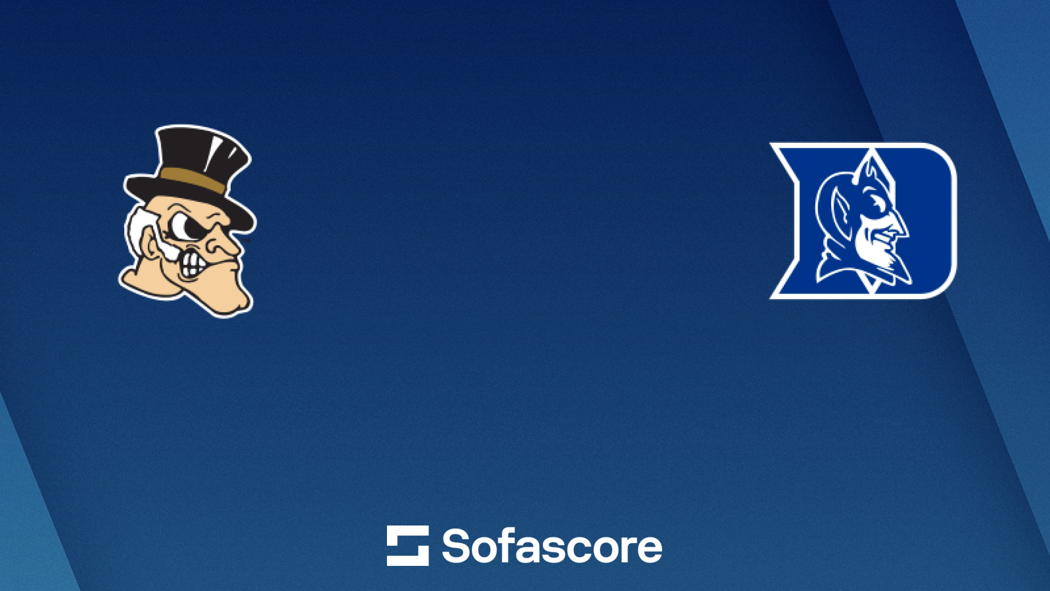Wake Forest Demon Deacons Duke Blue Devils live score and H2H results ...