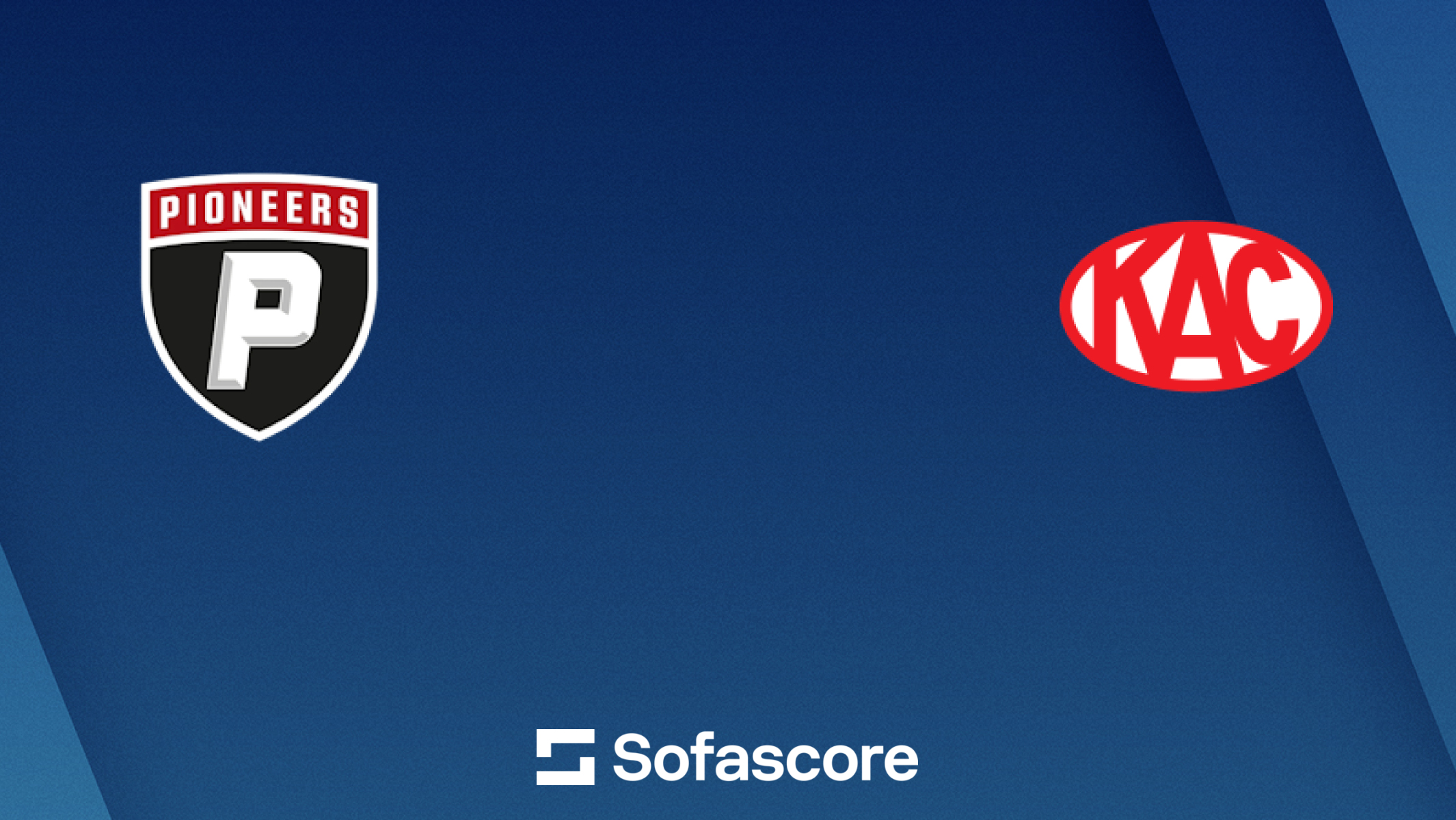 Pioneers mot KAC resultat och tippade resultat | Sofascore