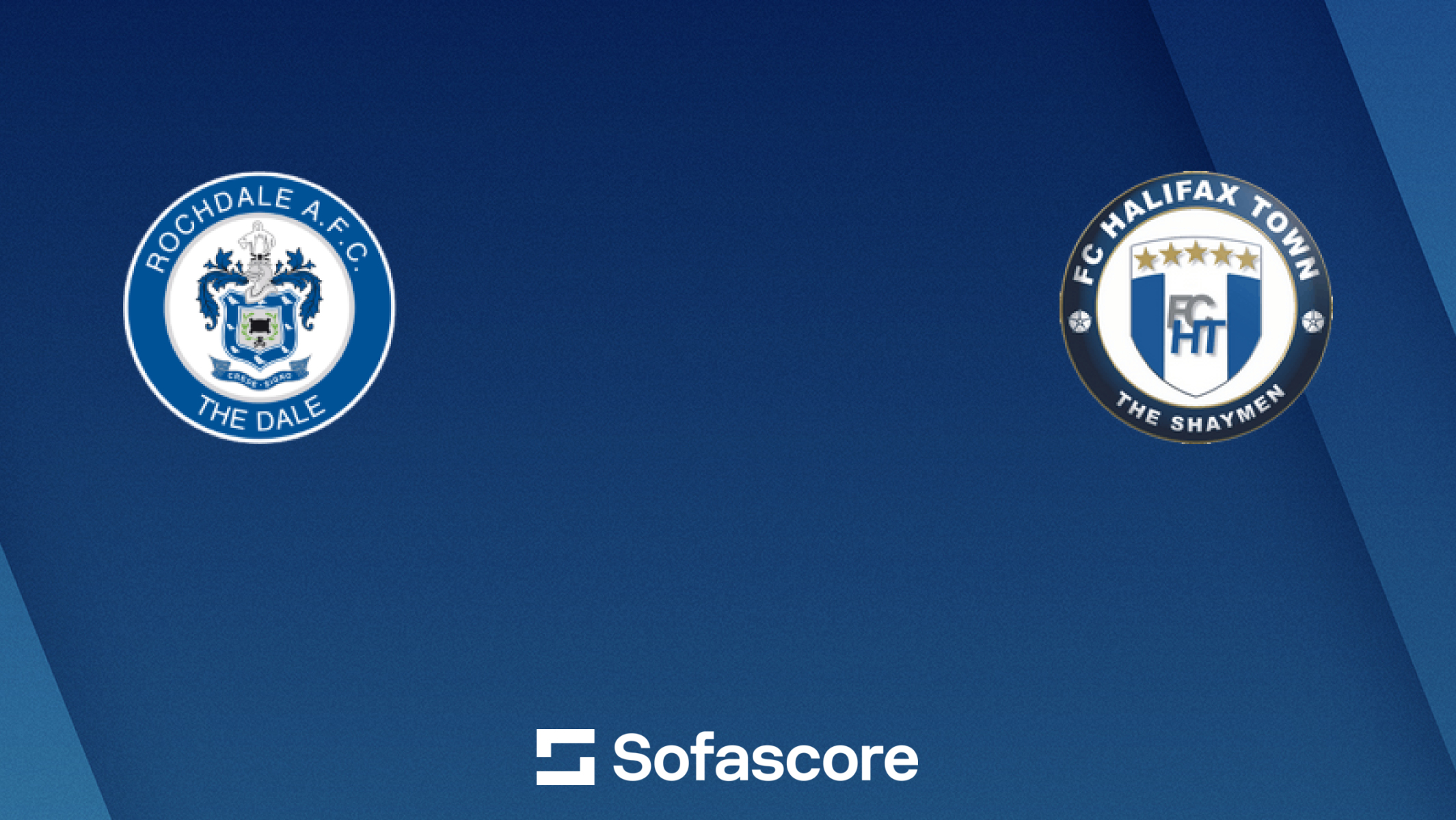 Rochdale vs FC Halifax Town live score, H2H and lineups | Sofascore