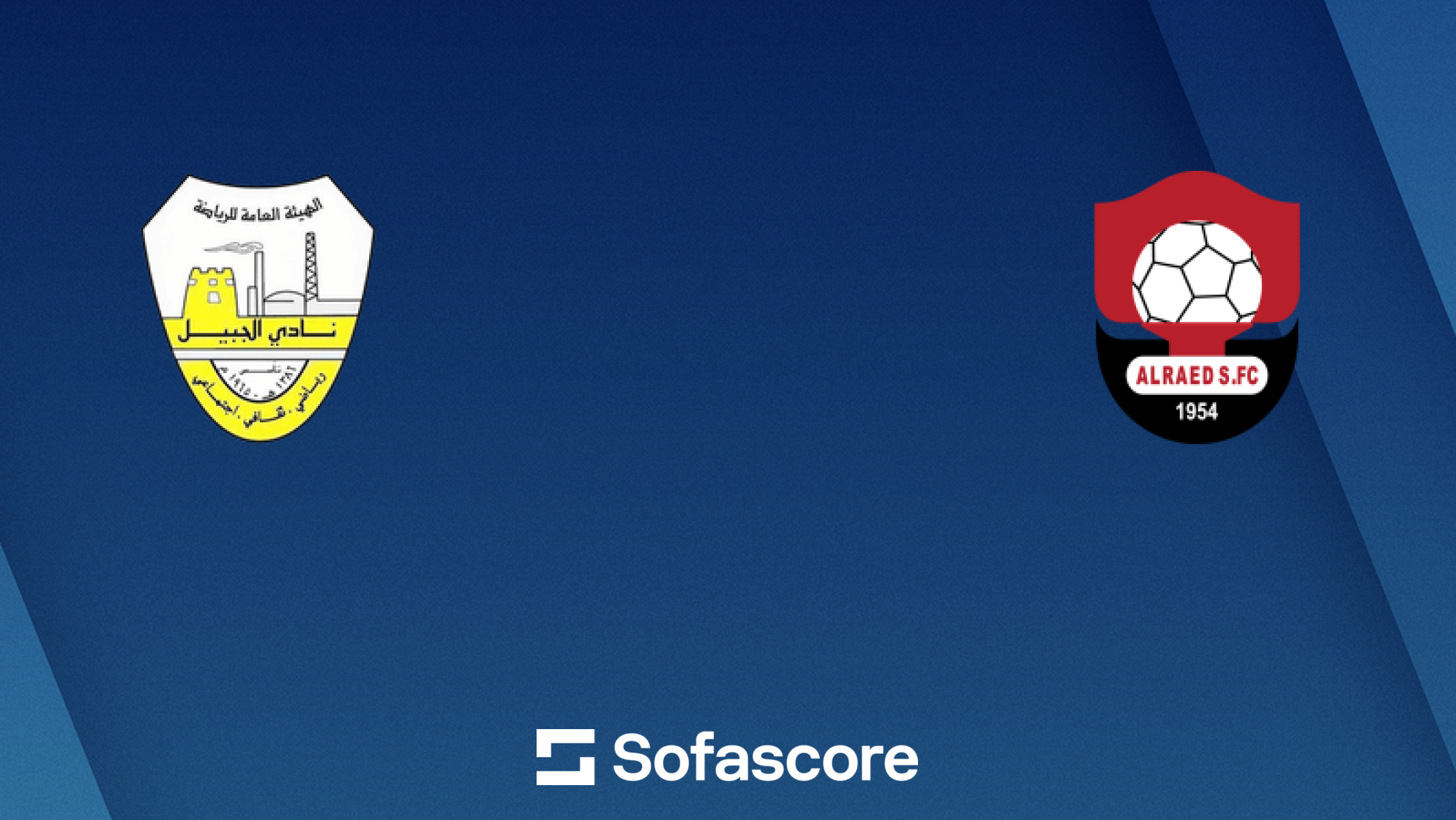 Al-Jubail Club - Al-Raed en vivo, resultados H2H | Sofascore