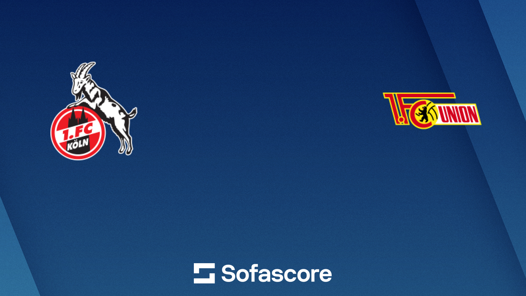 1. FC Köln vs 1. FC Union Berlin resultados en vivo, H2H y alineaciones | Sofascore