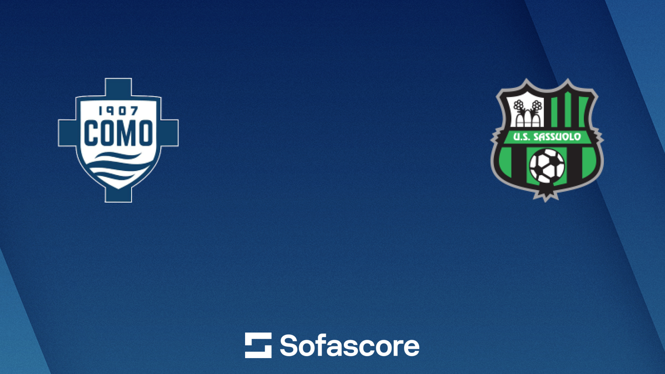Como vs Sassuolo live score, H2H and lineups | Sofascore