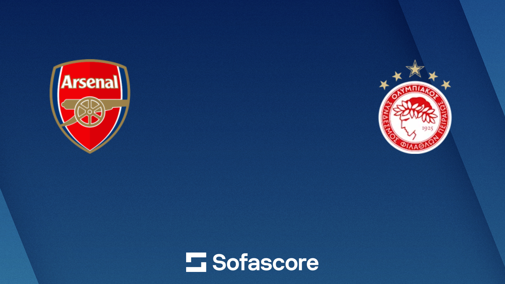 Arsenal - Olympiacos FC en vivo, resultados H2H | Sofascore