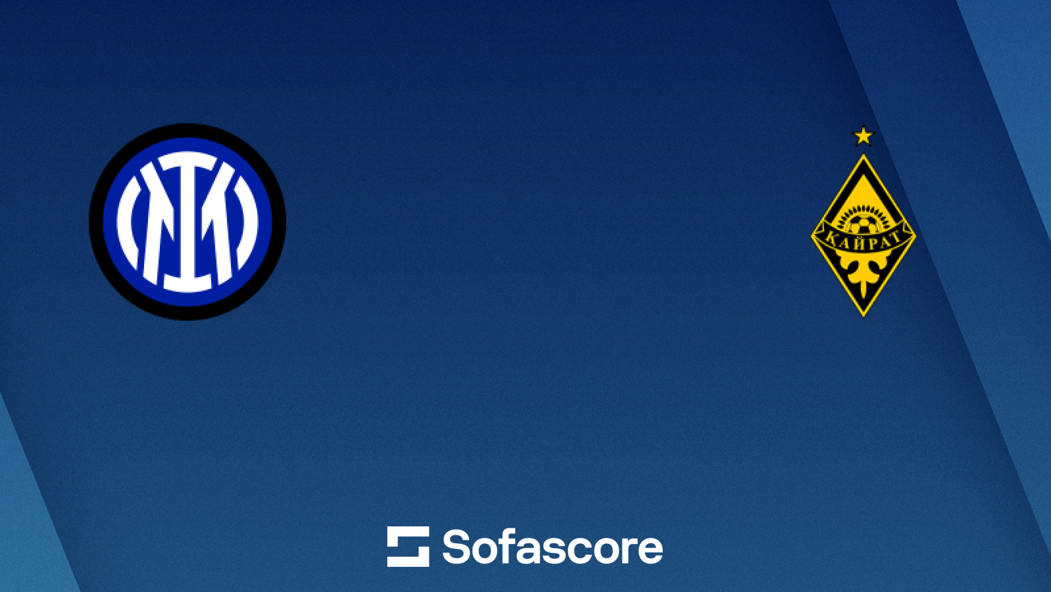Inter U19 - Kairat Almaty U19 en vivo, resultados H2H | Sofascore