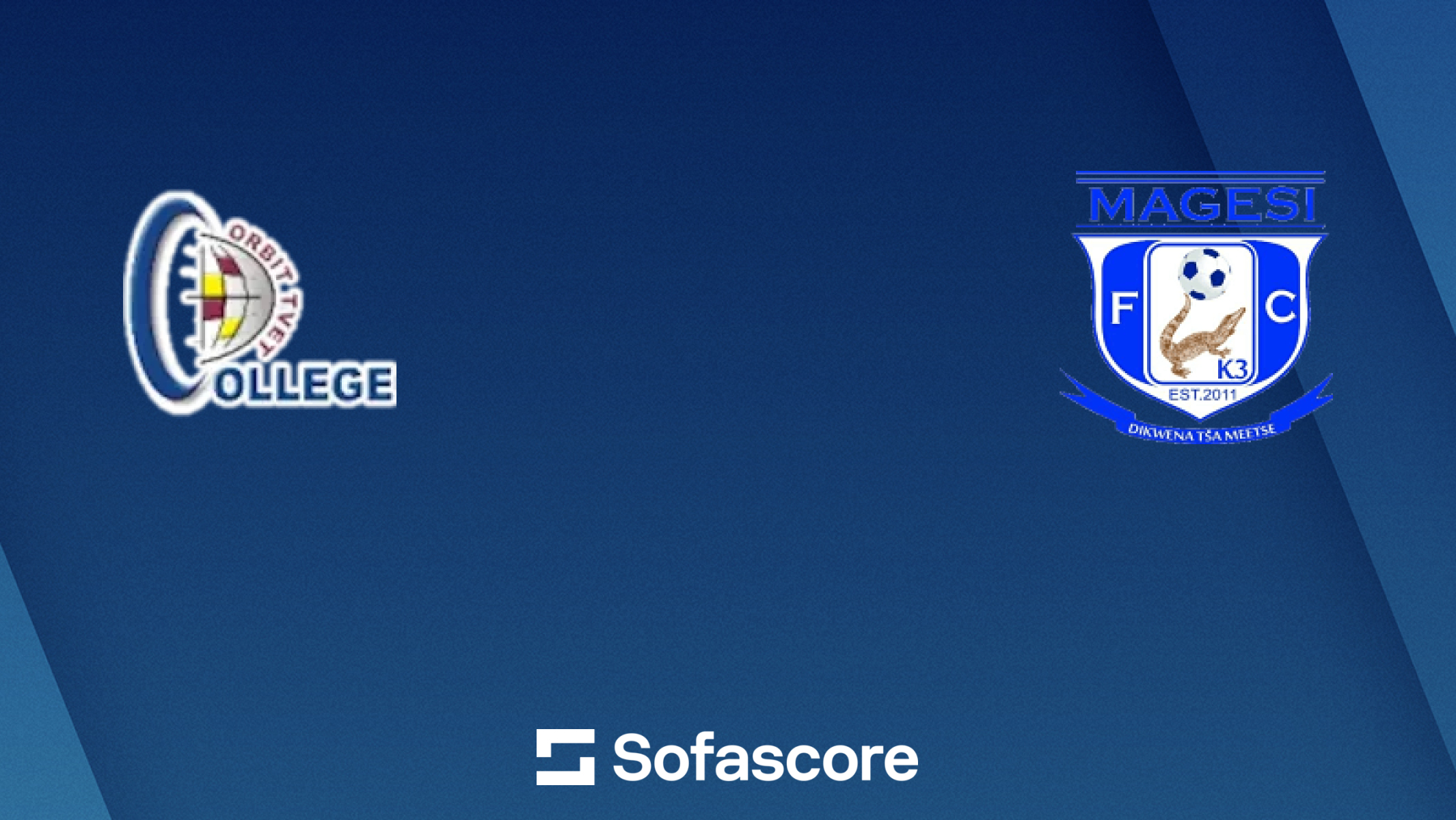Orbit College Reserves vs Magesi FC Reserves live score, H2H and ...