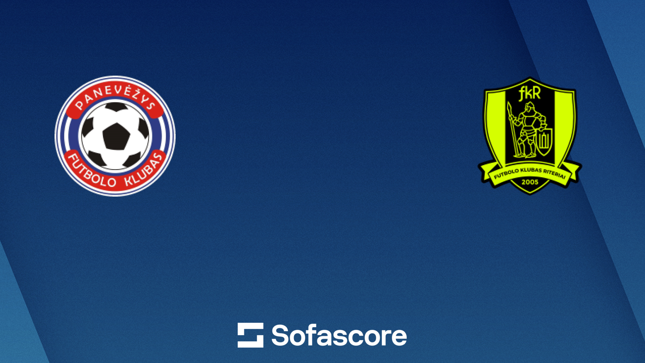 FK Panevėžys vs FK Riteriai live score, H2H and lineups | Sofascore