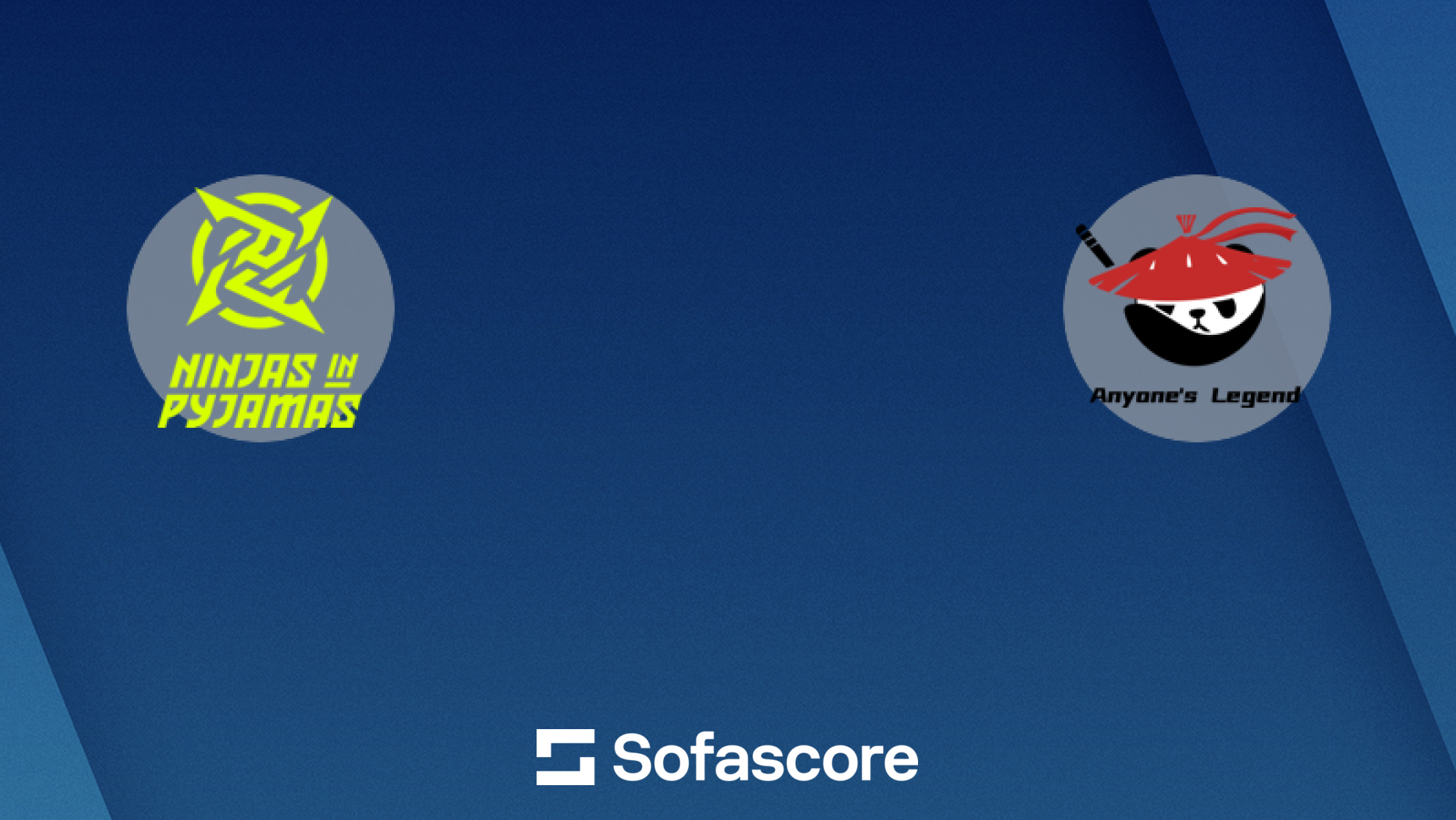 Ninjas in Pyjamas – Anyone's Legend — результат в режиме Live | Sofascore