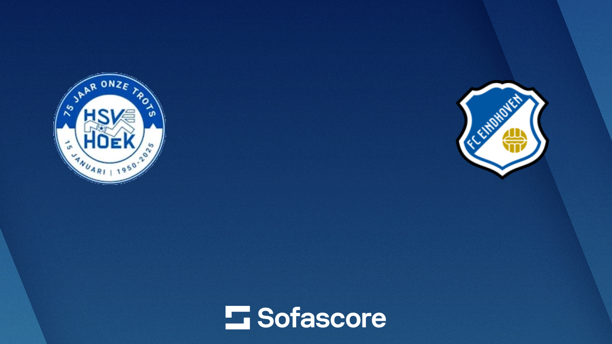 HSV Hoek vs FC Eindhoven live score, H2H and lineups | Sofascore