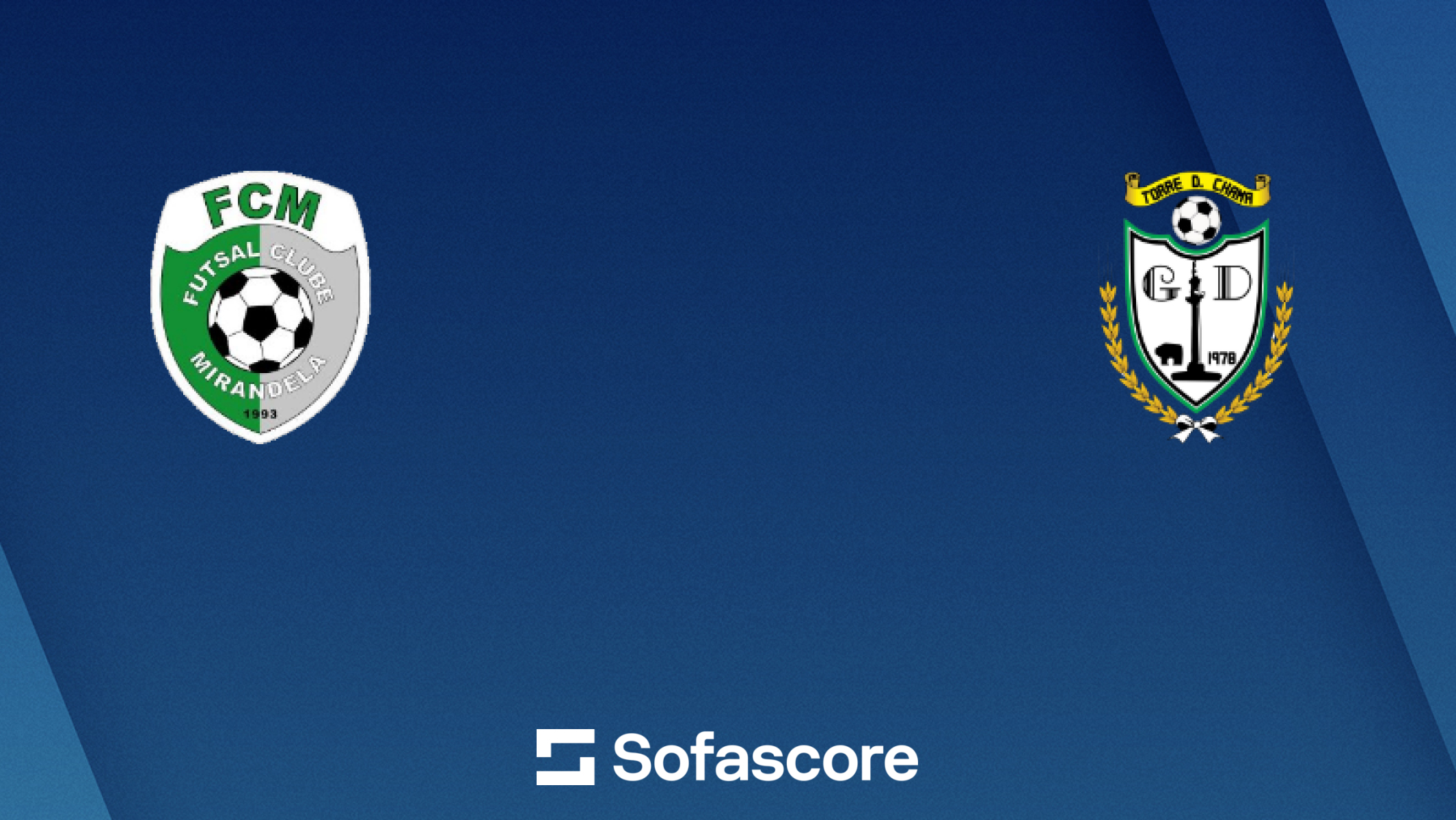 Futsal Mirandela GD Torre Dona Chama live score and H2H results - Sofascore