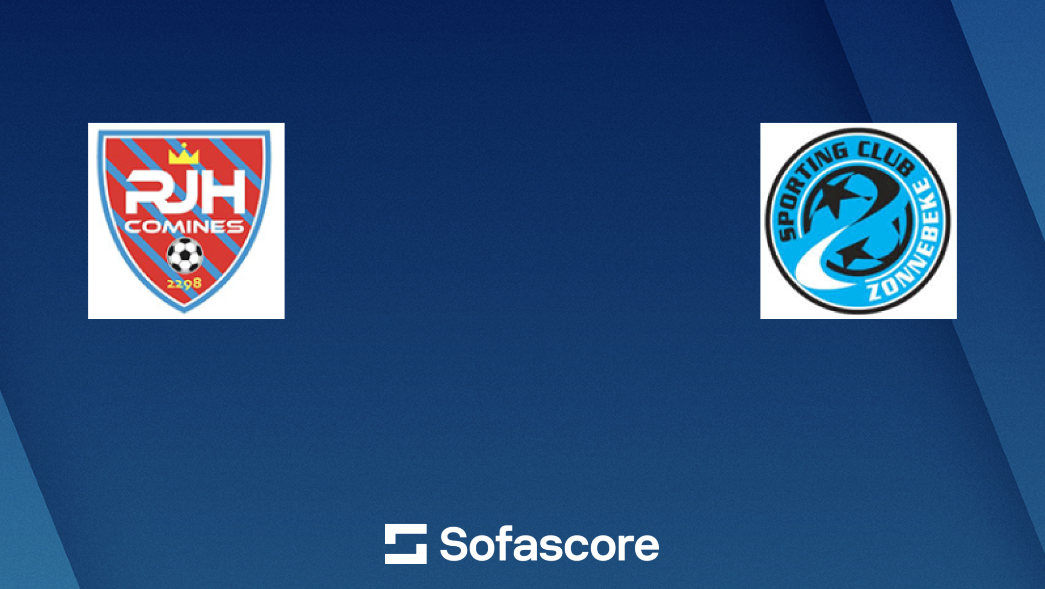 RJH Comines vs SC Zonnebeke live score, H2H and lineups | Sofascore