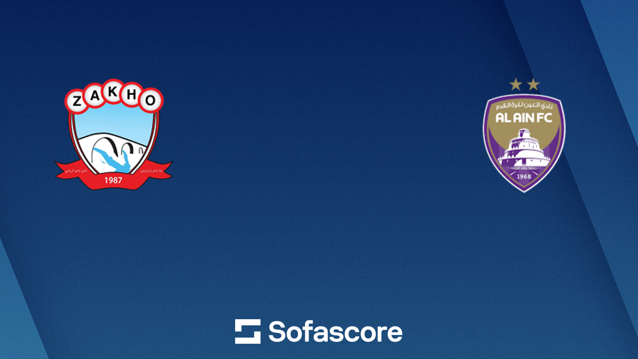 Zakho SC vs Al-Ain live score, H2H and lineups | Sofascore