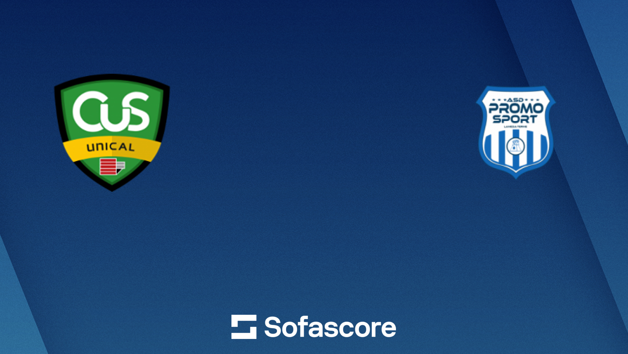 C.F. CUS Unical vs N.S.D. Promosport Lamezia live score, H2H and ...