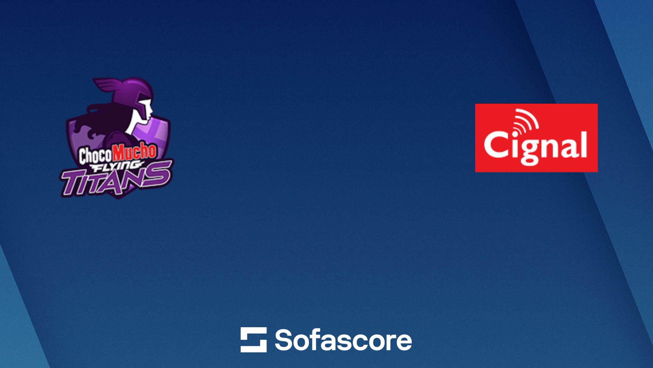 Choco Mucho Flying Titans Cignal live score and H2H results - Sofascore