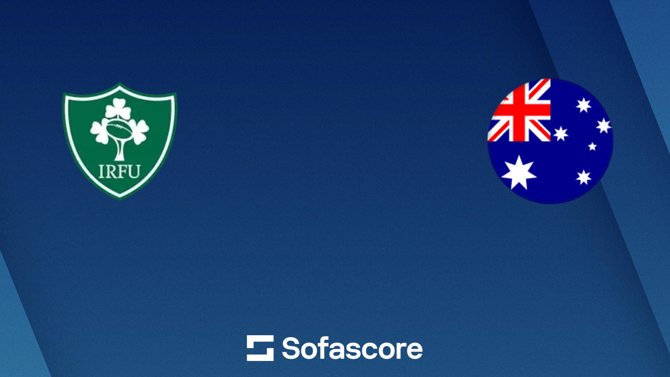 Ireland Australia live score and H2H results - Sofascore