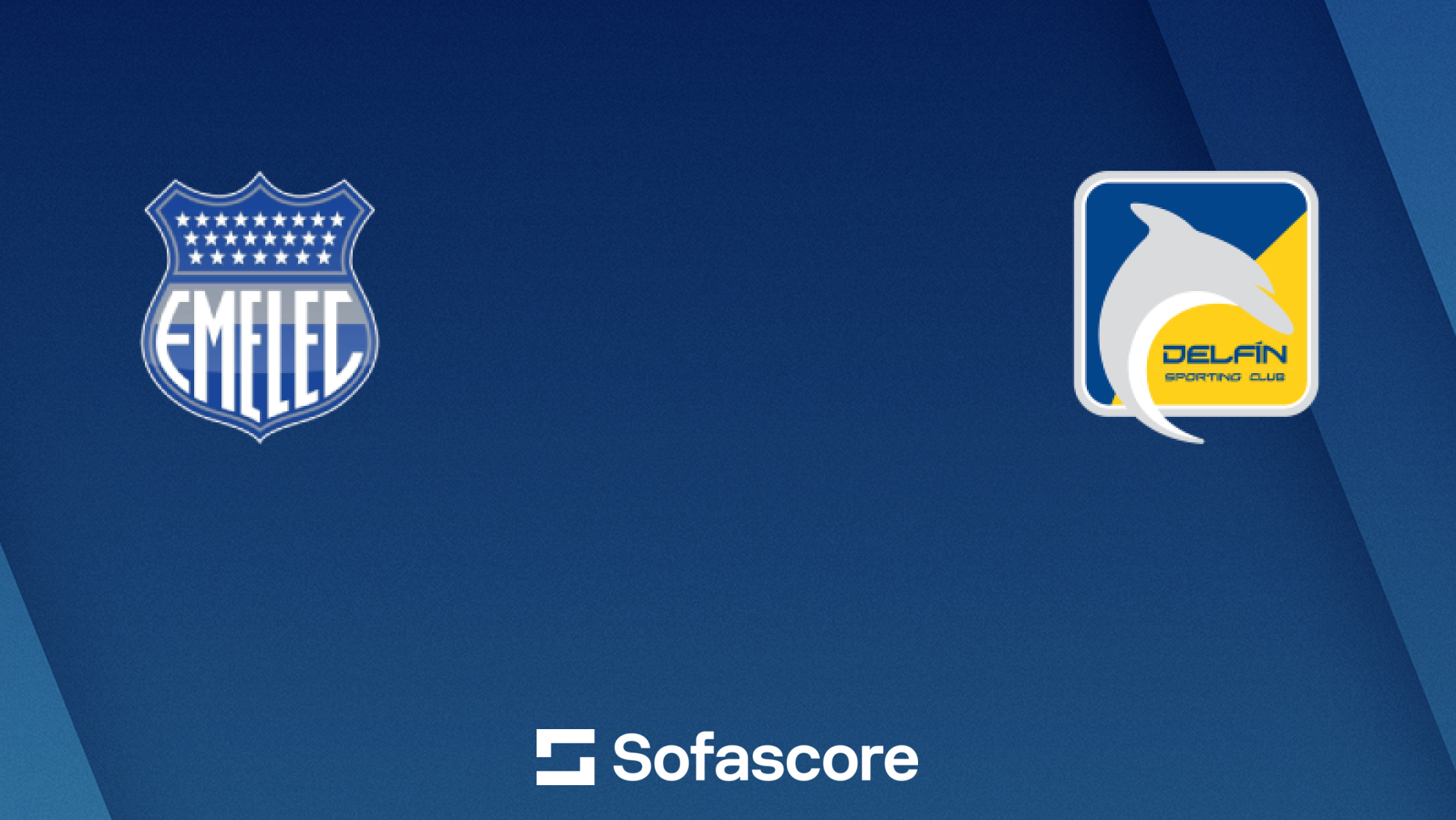 Emelec vs Delfín live score, H2H and lineups | Sofascore